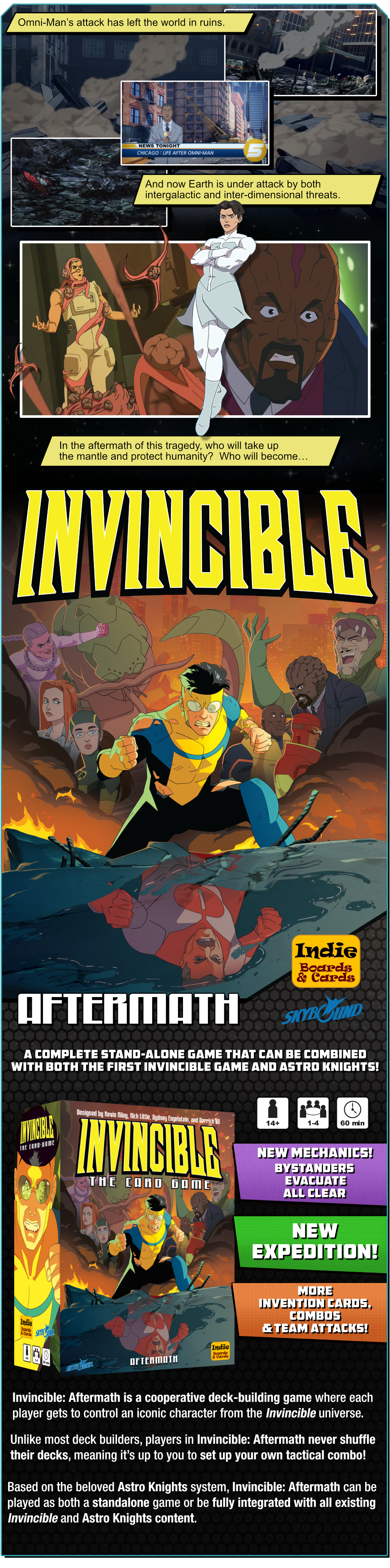 Invincible: Aftermath - Season 2 by Indie Boards and Cards - Gamefound