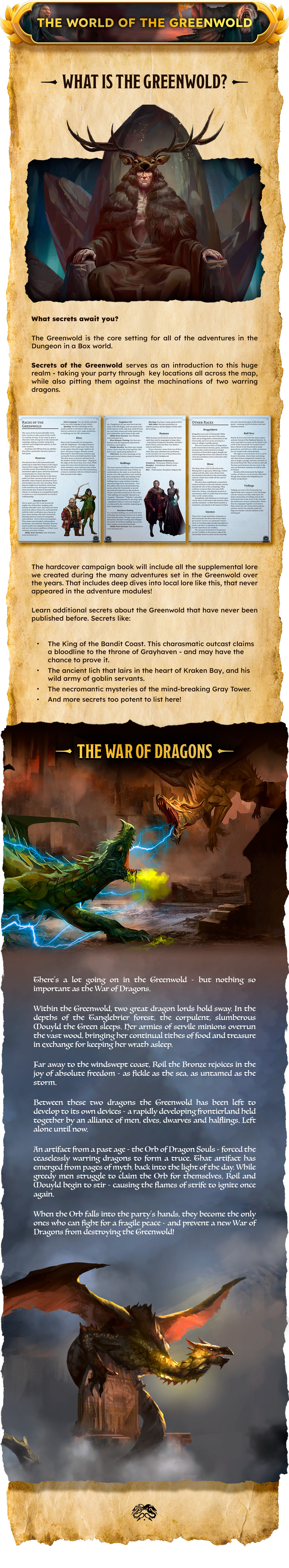 Secrets of the Greenwold - RPG Campaign Book & Adventure Bundle by ...