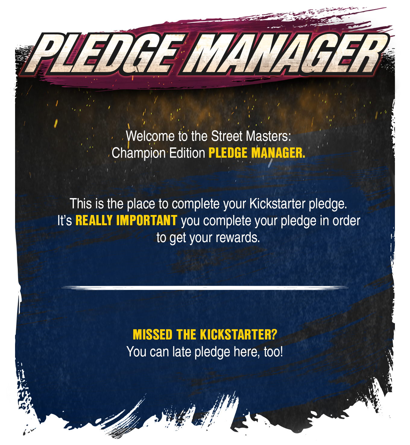 Street Masters: Champion Edition by Steamforged Games - Gamefound