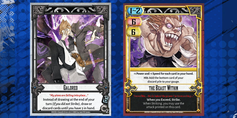 Exceed: Seventh Cross by Level 99 Games - Spotlight: Galdred - Gamefound