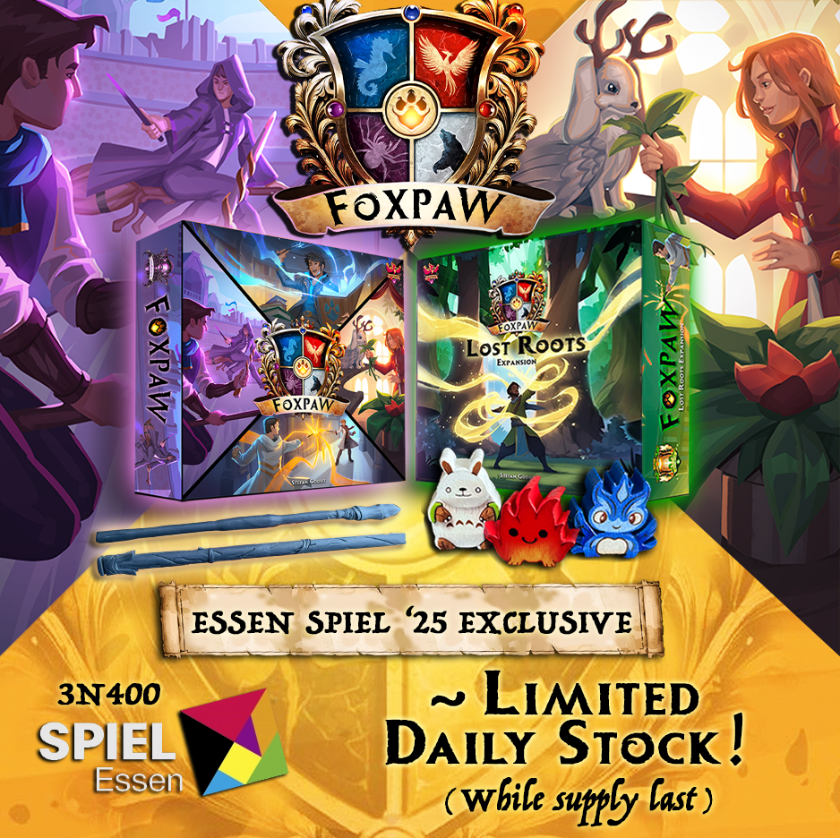 Foxpaw - A Magical Worker Placement Board Game (Gamefound Exclusive) by ...