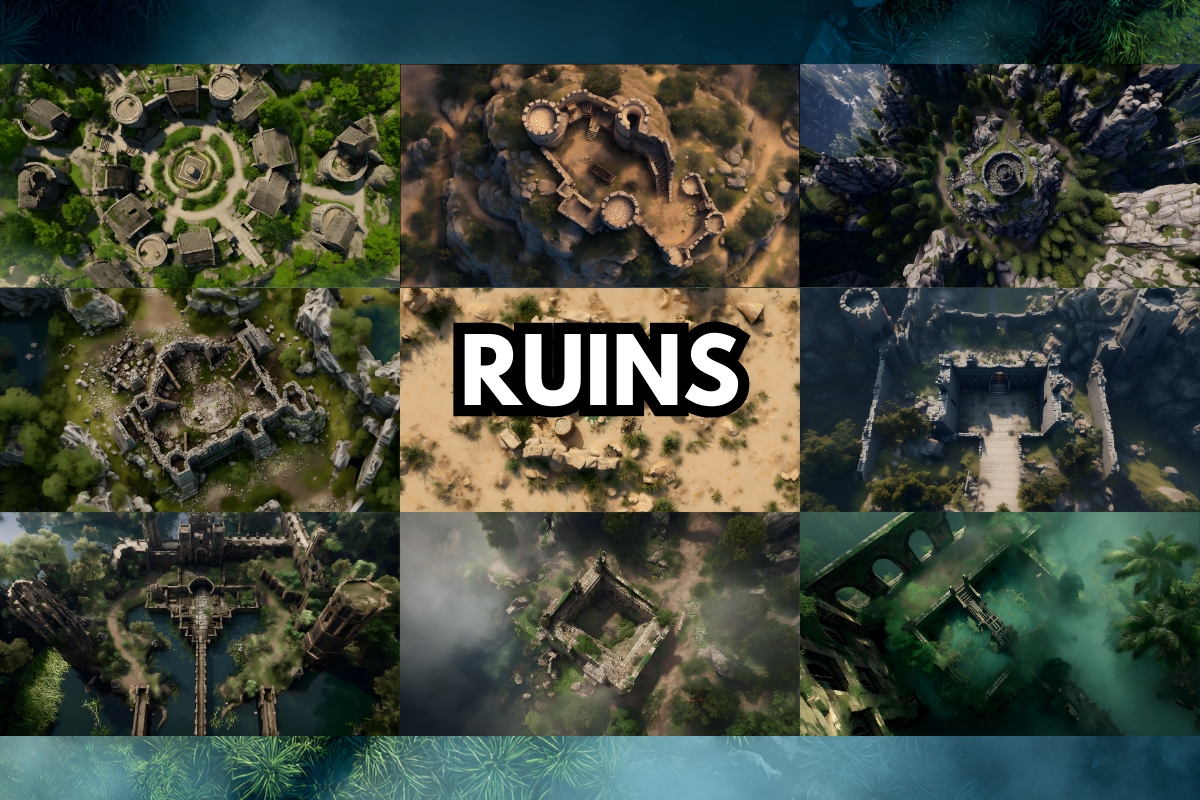 Battle Maps: Castles, Ruins and Adventure Grounds by Agnesagraphic ...