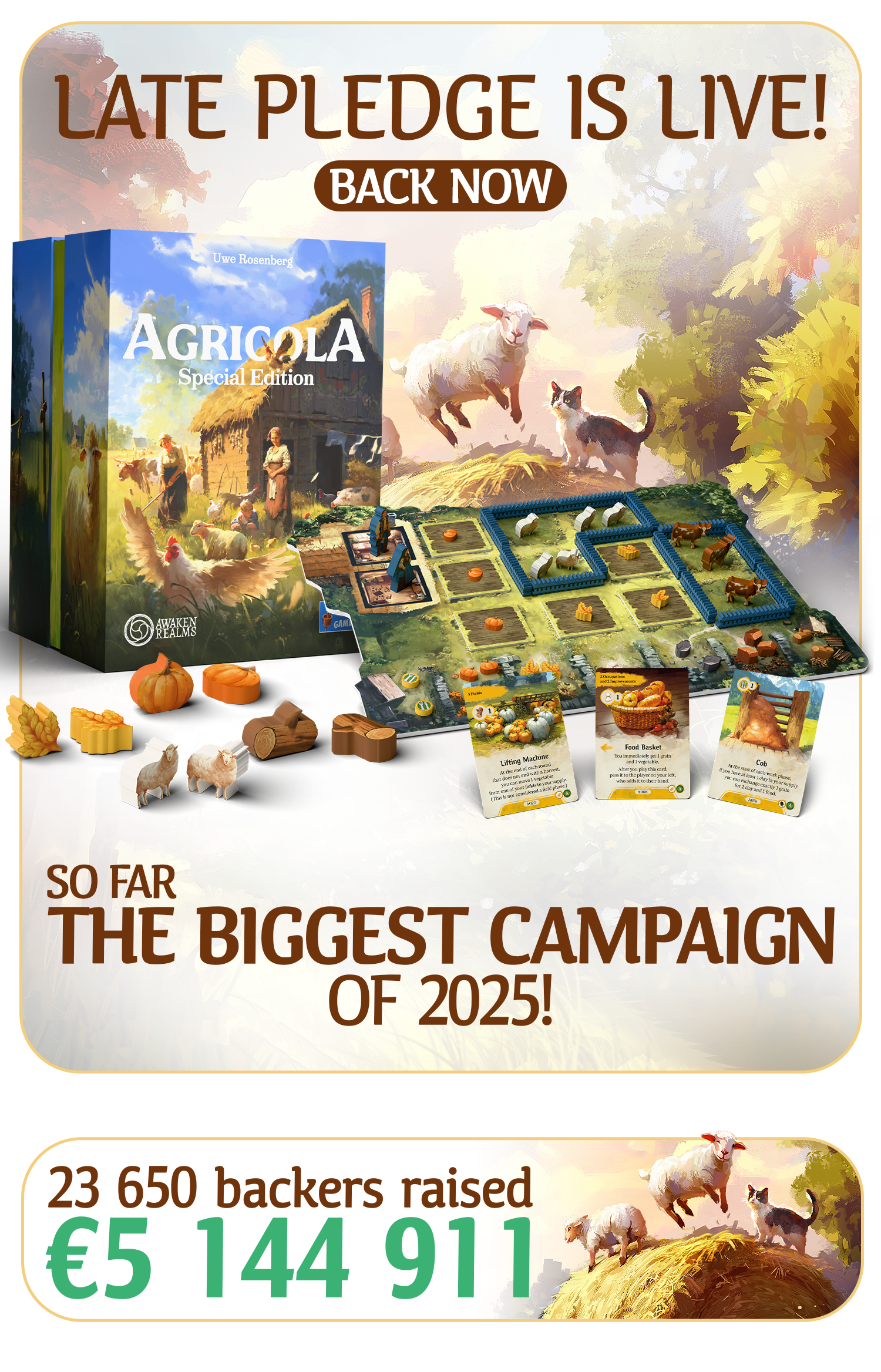 Agricola Special Edition by Awaken Realms - Gamefound