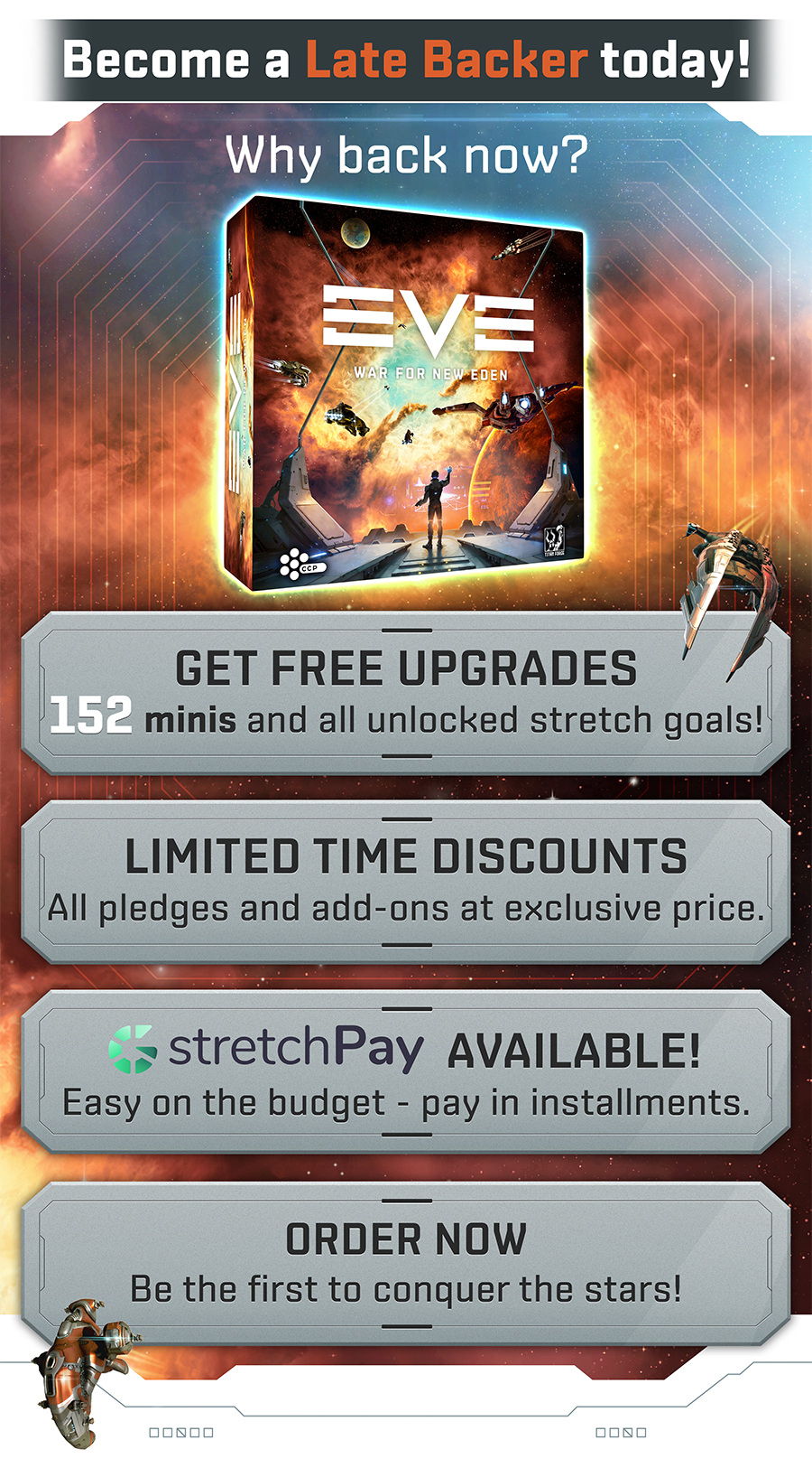 EVE: War for New Eden by Titan Forge - Gamefound