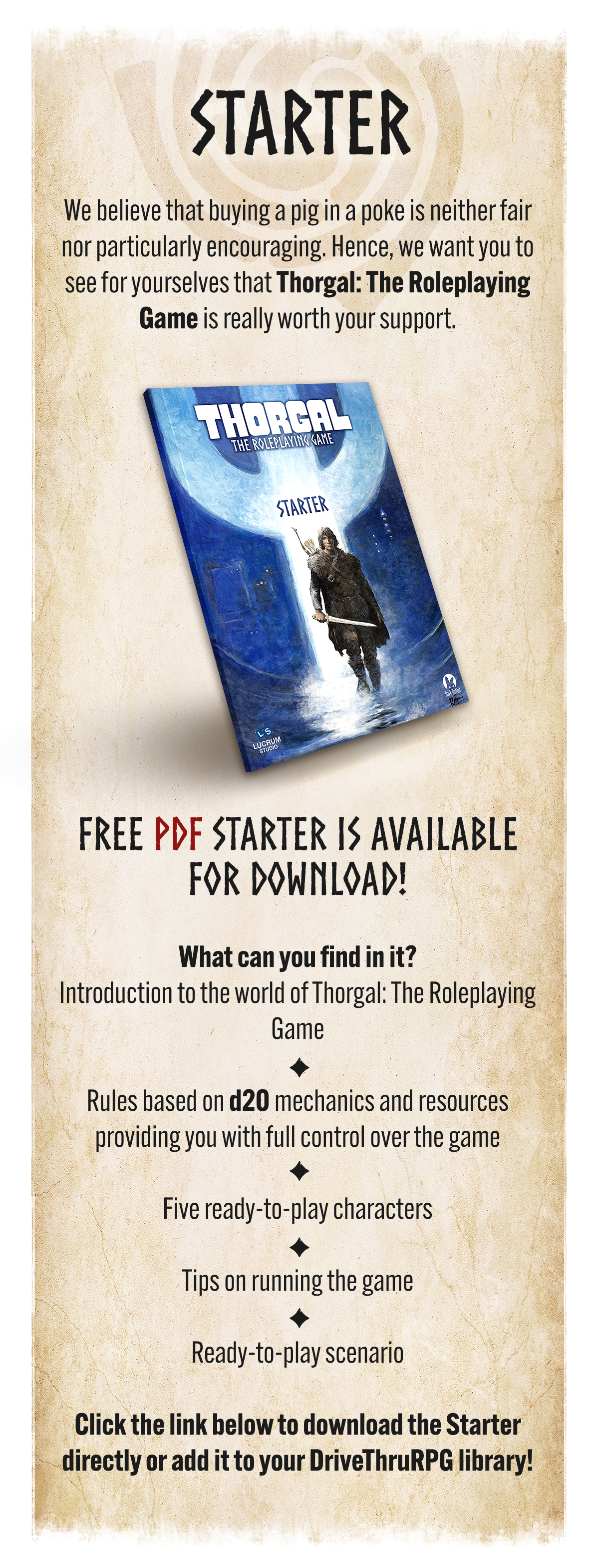 Thorgal: The Roleplaying Game by Dark Rabbit - Gamefound