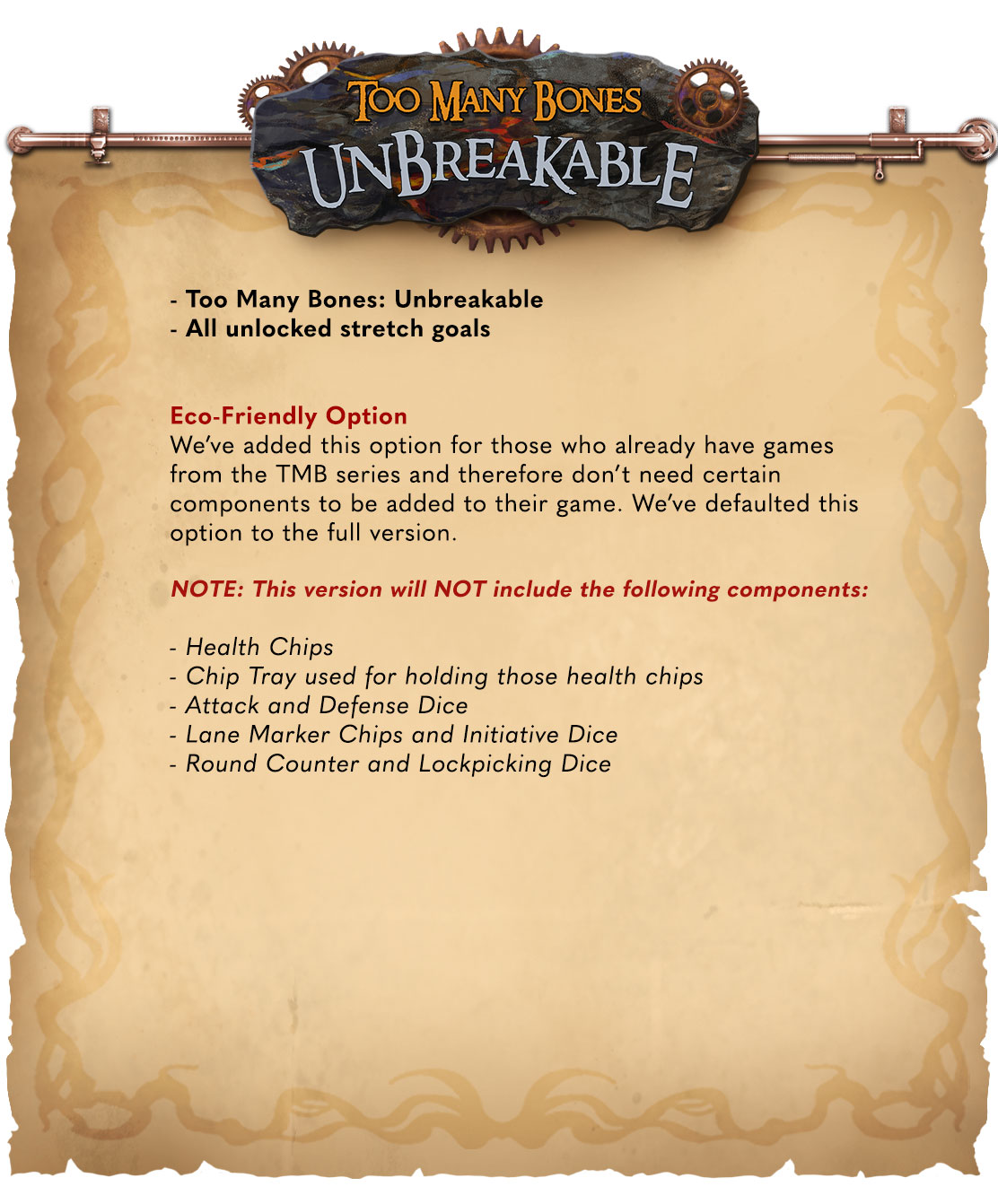 Too Many Bones: Unbreakable by Chip Theory Games - Too Many Bones ...