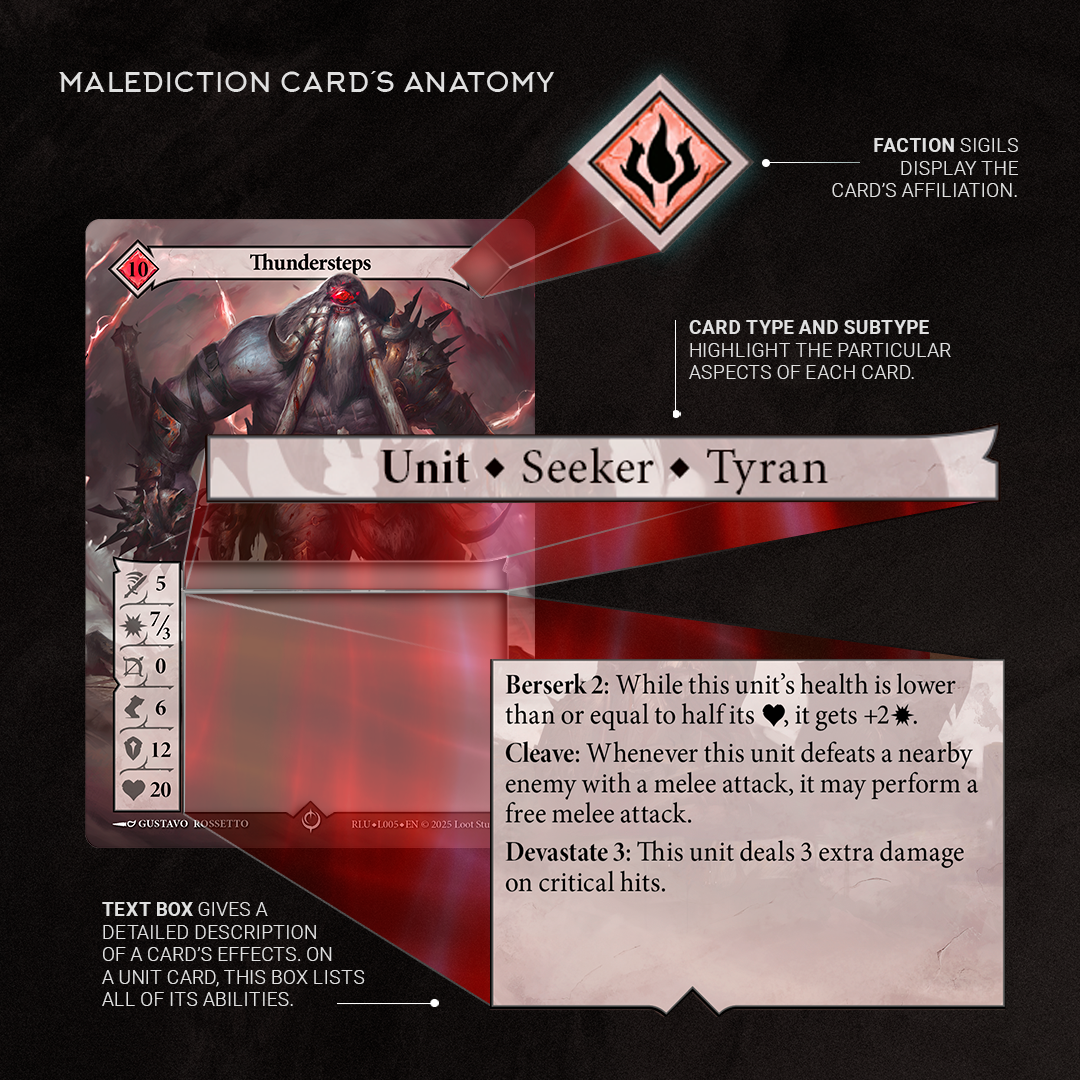 Malediction - Miniatures Card Game by Loot Studios - Claim your Seeker ...