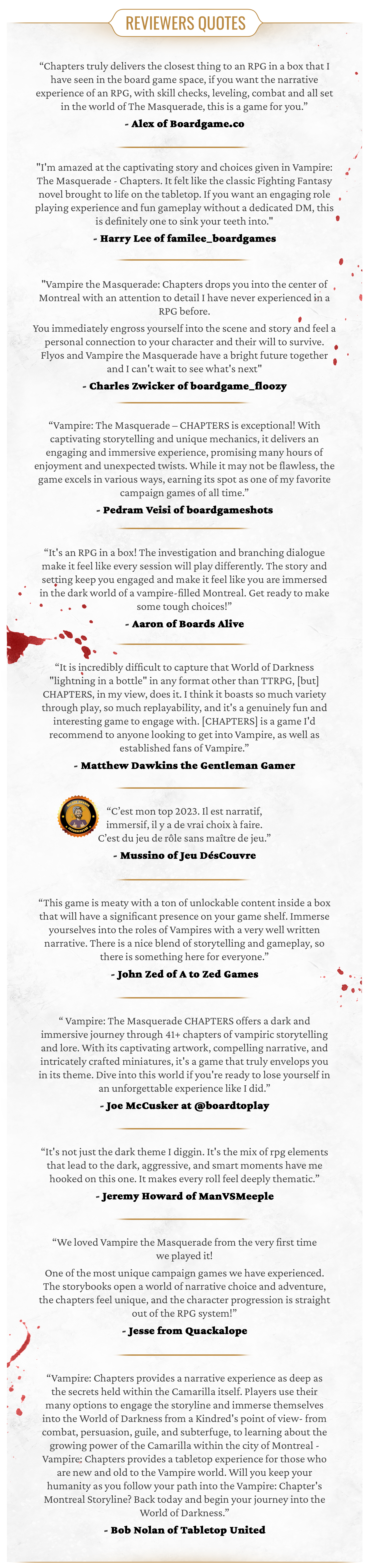 Vampire: The Masquerade - CHAPTERS (Definitive Edition) by FLYOS ...