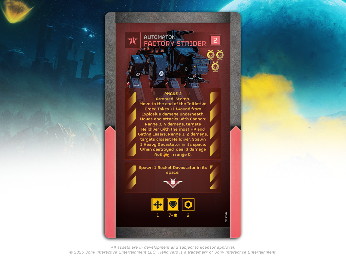 HELLDIVERS 2: The Board Game by Steamforged Games - The Factory Strider ...