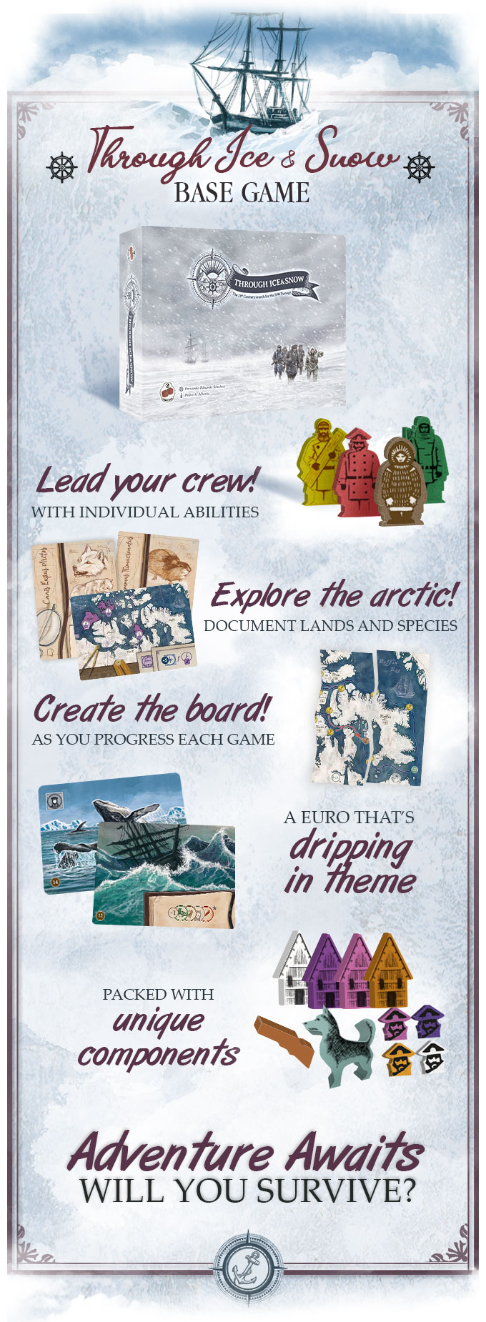 Through Ice and Snow by 2TomatoesGames - Base Game - Gamefound