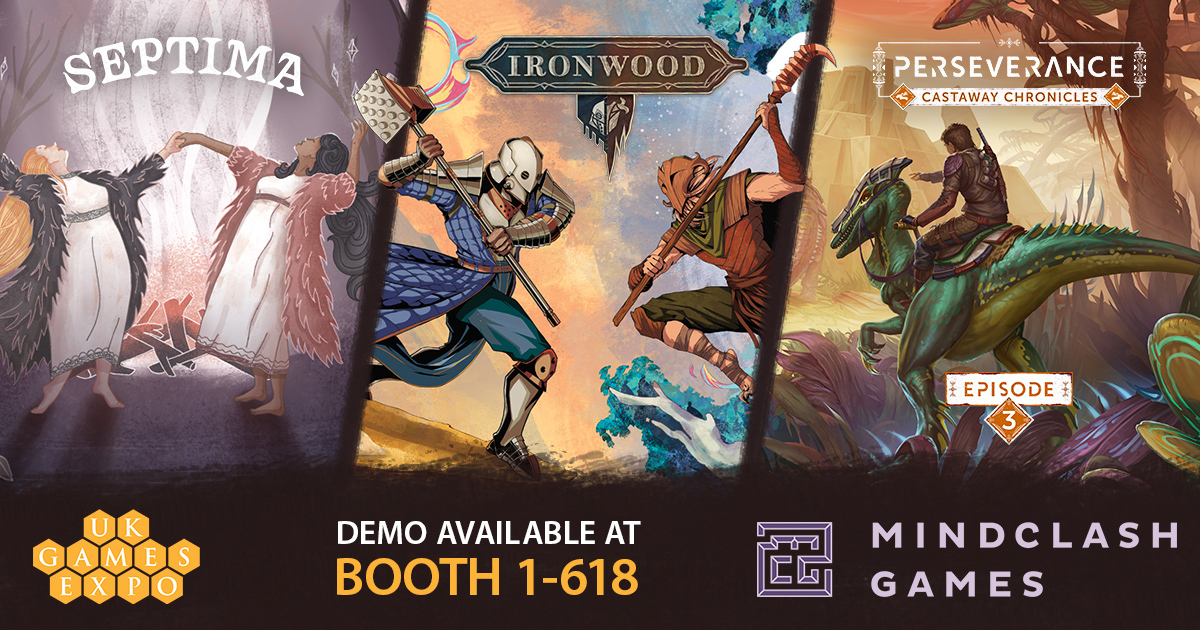 Ironwood by Mindclash Games - See Ironwood at UKGE! - Gamefound