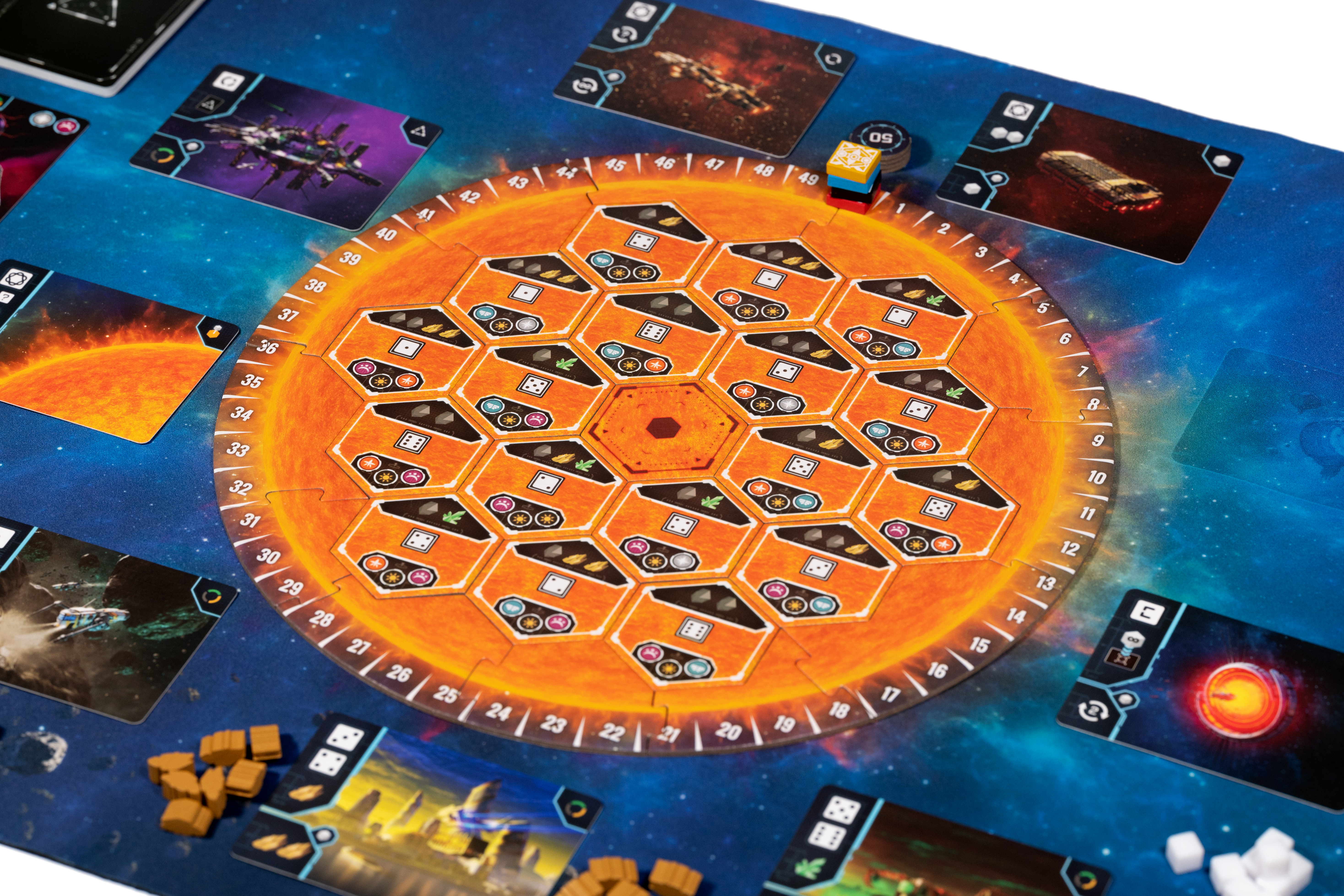 Pioneer Rails by Dranda Games - Solar Sphere Playmat - Gamefound