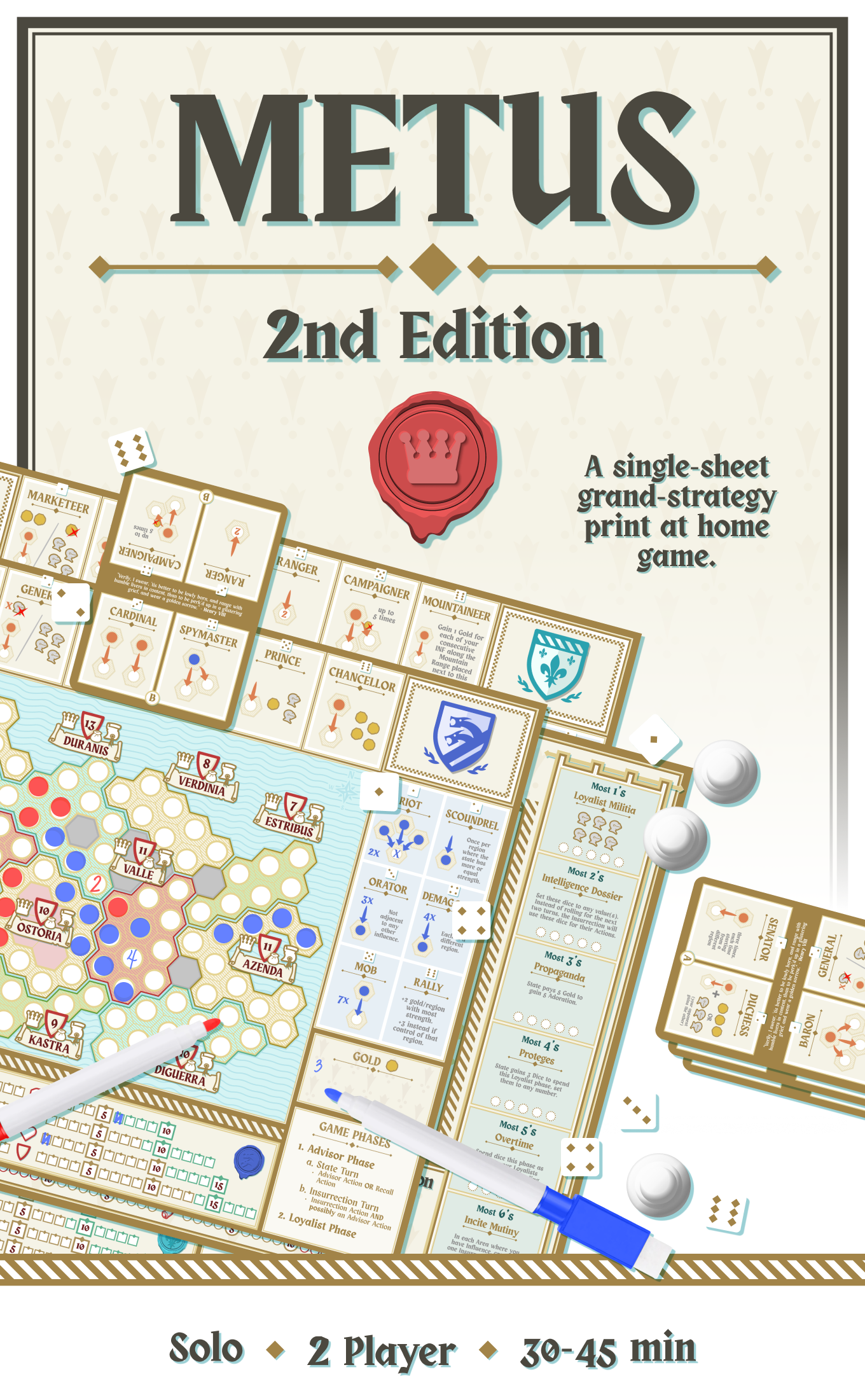 METUS | 2nd Edition by Aerobellum Games - Gamefound