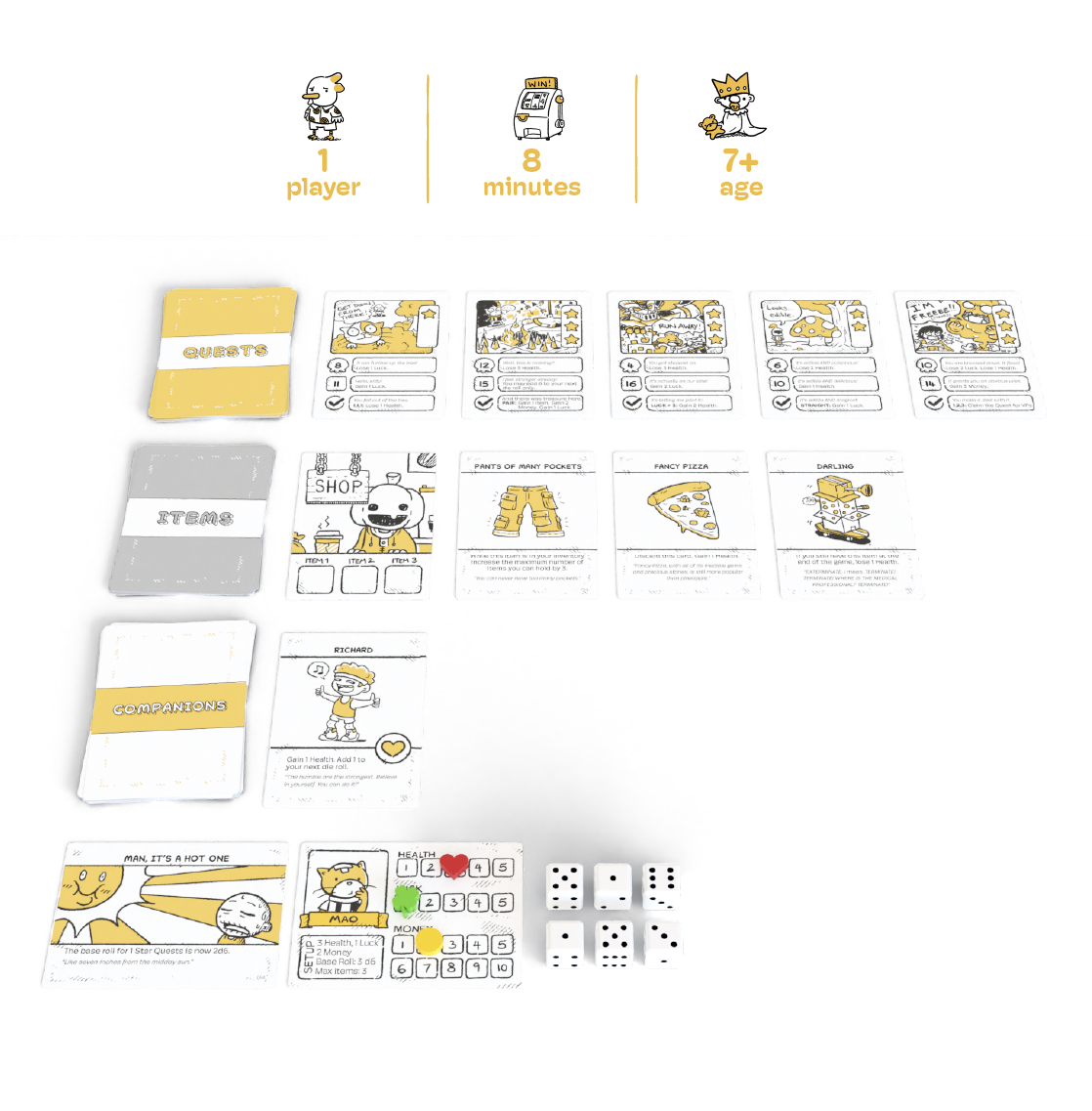 Quests Over Coffee [Solo Game of the Month] by Gabe-Barrett - Gamefound