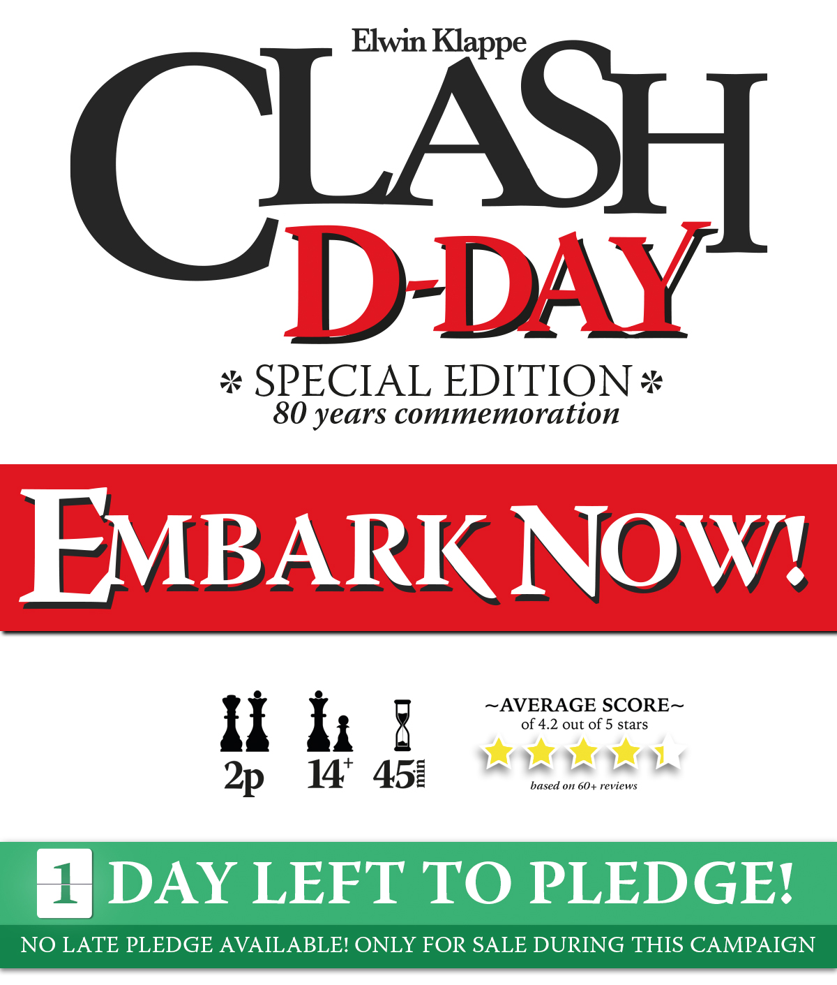 Clash - D-Day Special edition by Elwin Klappe - Gamefound
