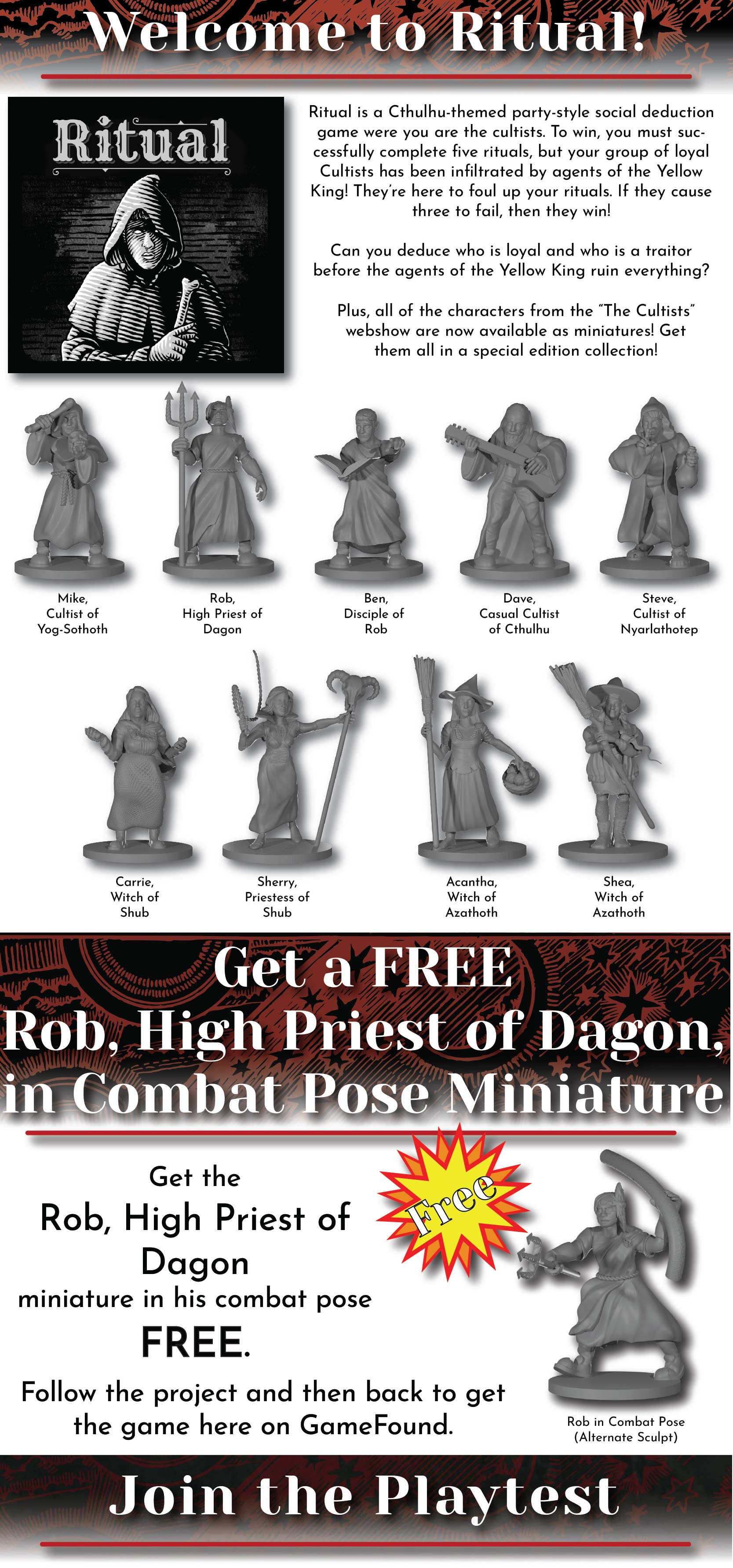 Ritual - The Cthulhu Cultist Party Game of Spell Casting and Betrayal ...