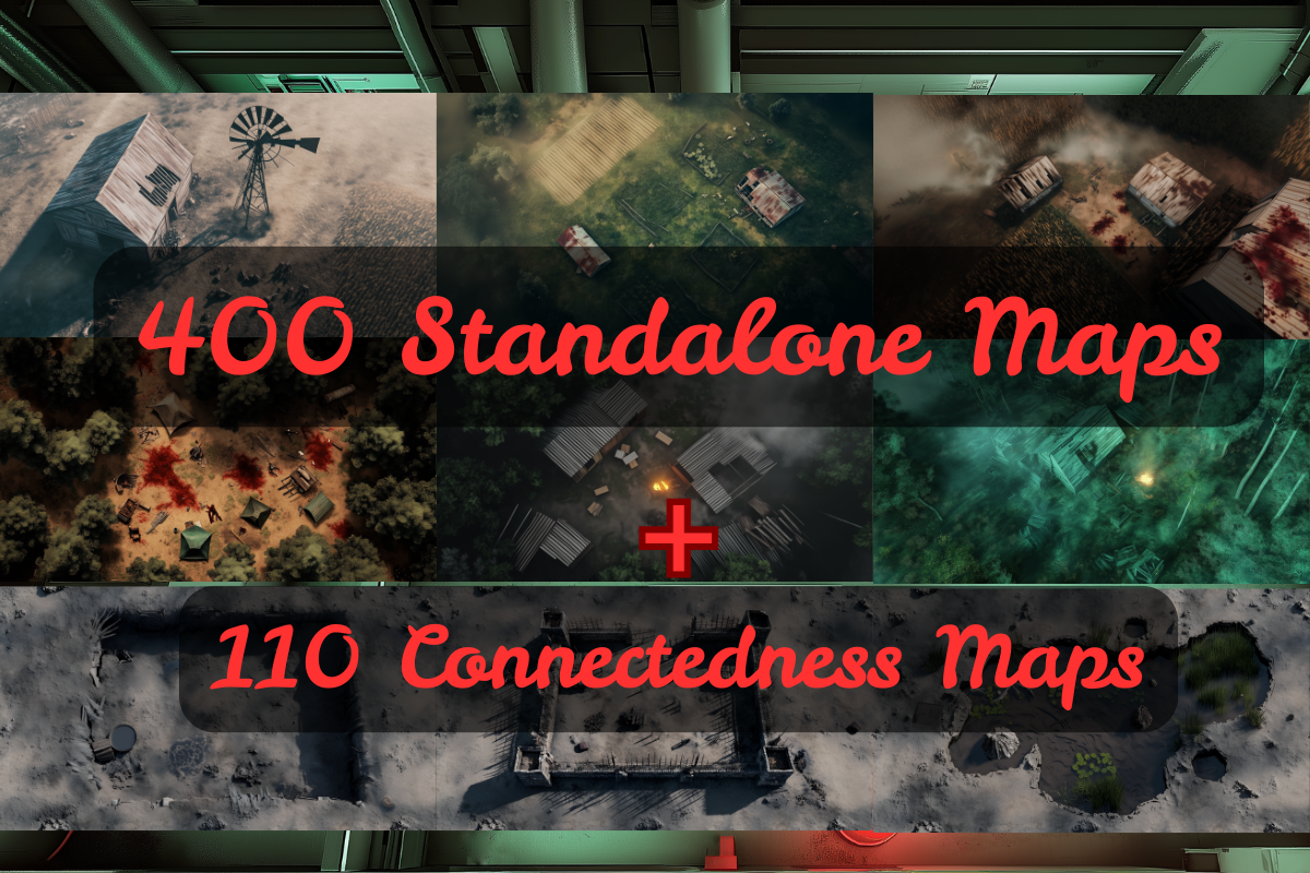 After the Fall: 700 Post-Apocalyptic Battle Maps by Agnesagraphic ...