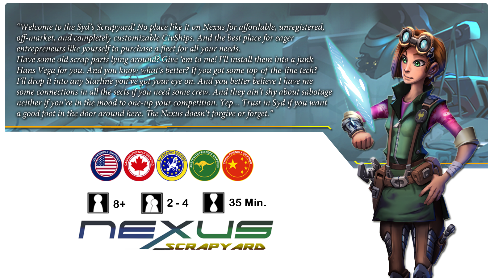 Nexus:Scrapyard by PawnJoker Games - Gamefound