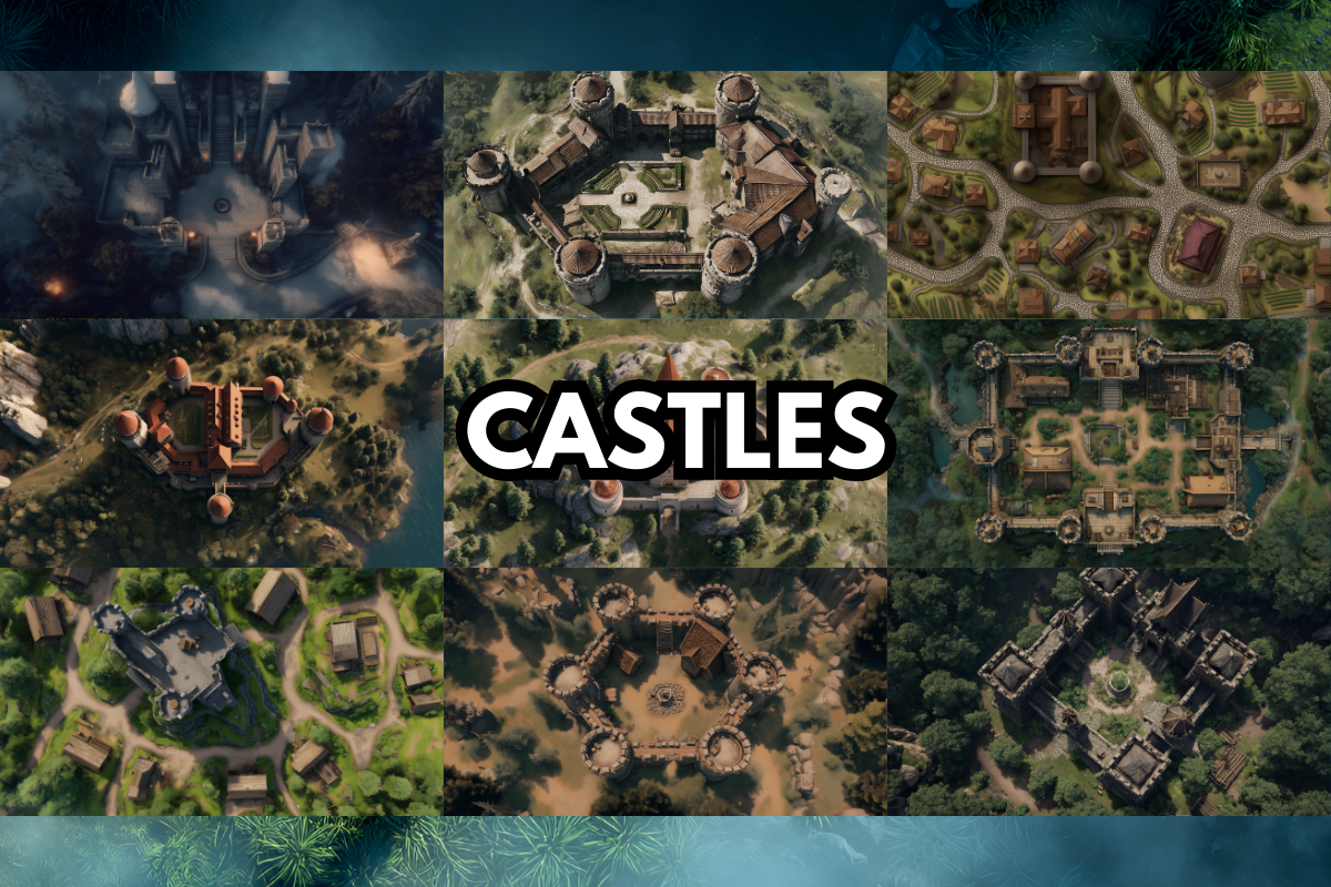 Battle Maps: Castles, Ruins and Adventure Grounds by Agnesagraphic ...