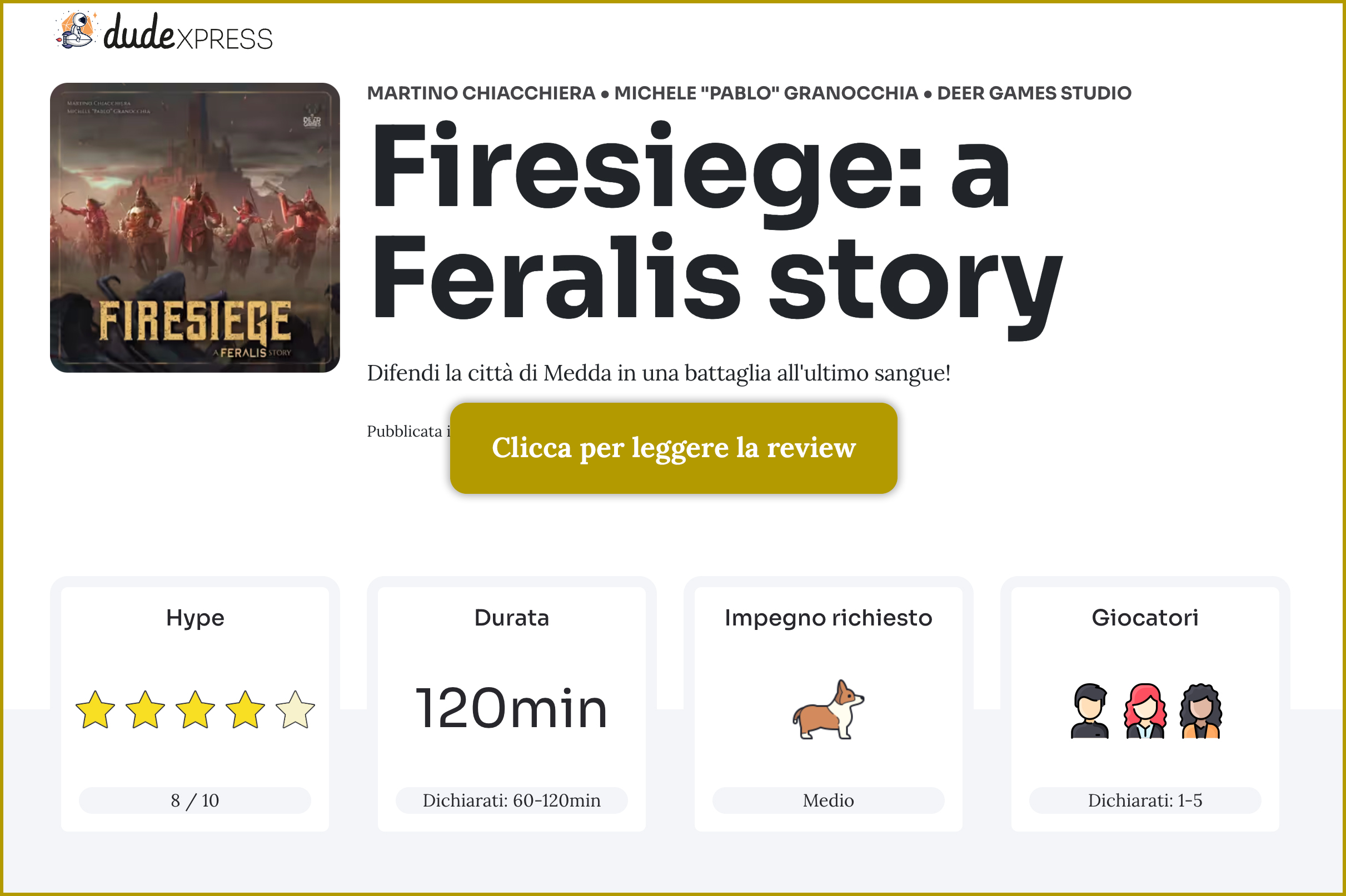 Firesiege by Deer Games Studio - Gamefound