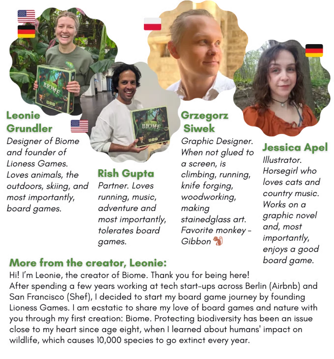 Biome | Nature themed board game for 1-4 players by Lioness Games ...