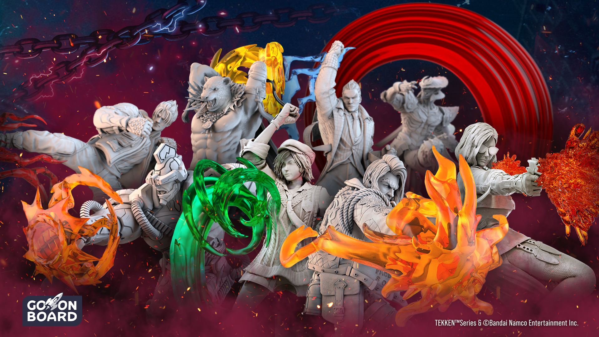 TEKKEN - The Board Game by Go On Board - Test Your Fighting Skills in ...