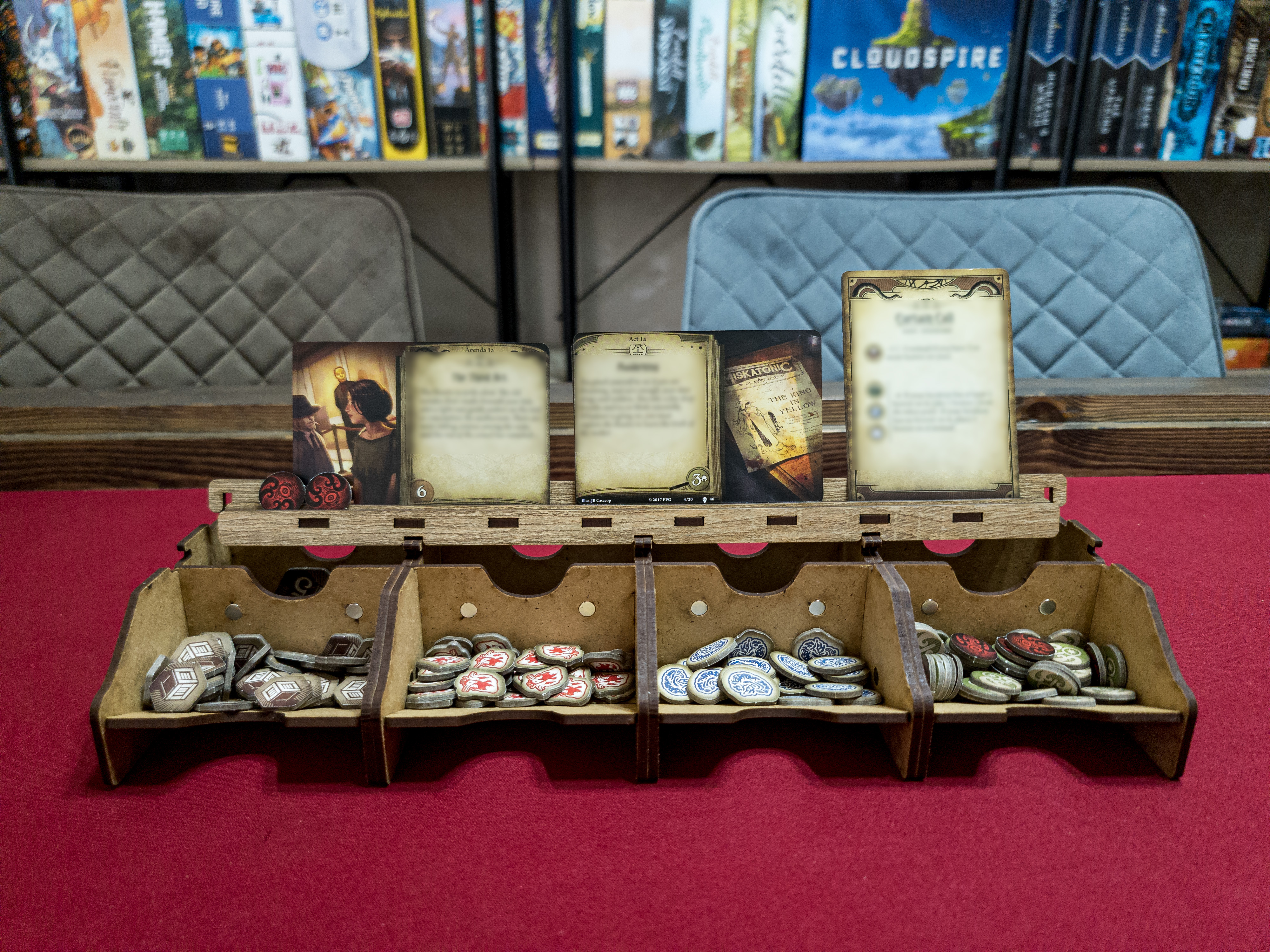 Magnetic card and token trays by Game Tamer - Gamefound