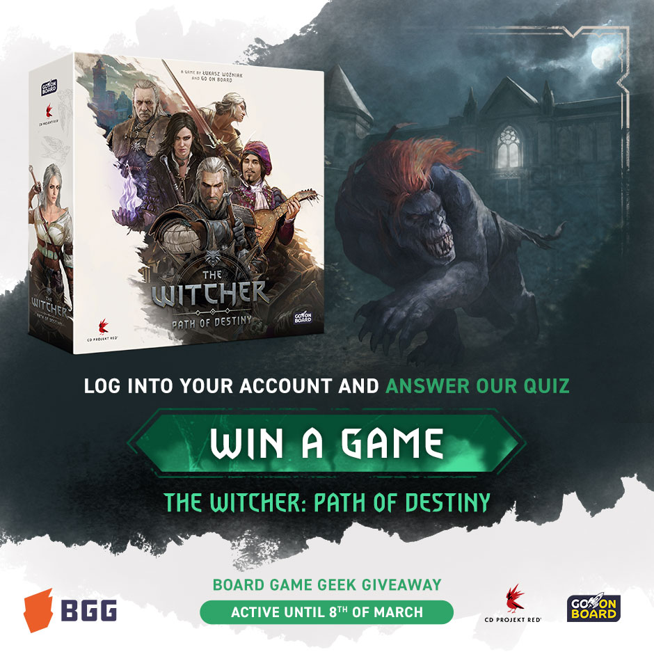 The Witcher: Path of Destiny by Go On Board - GIVEAWAY & Last 30 days ...