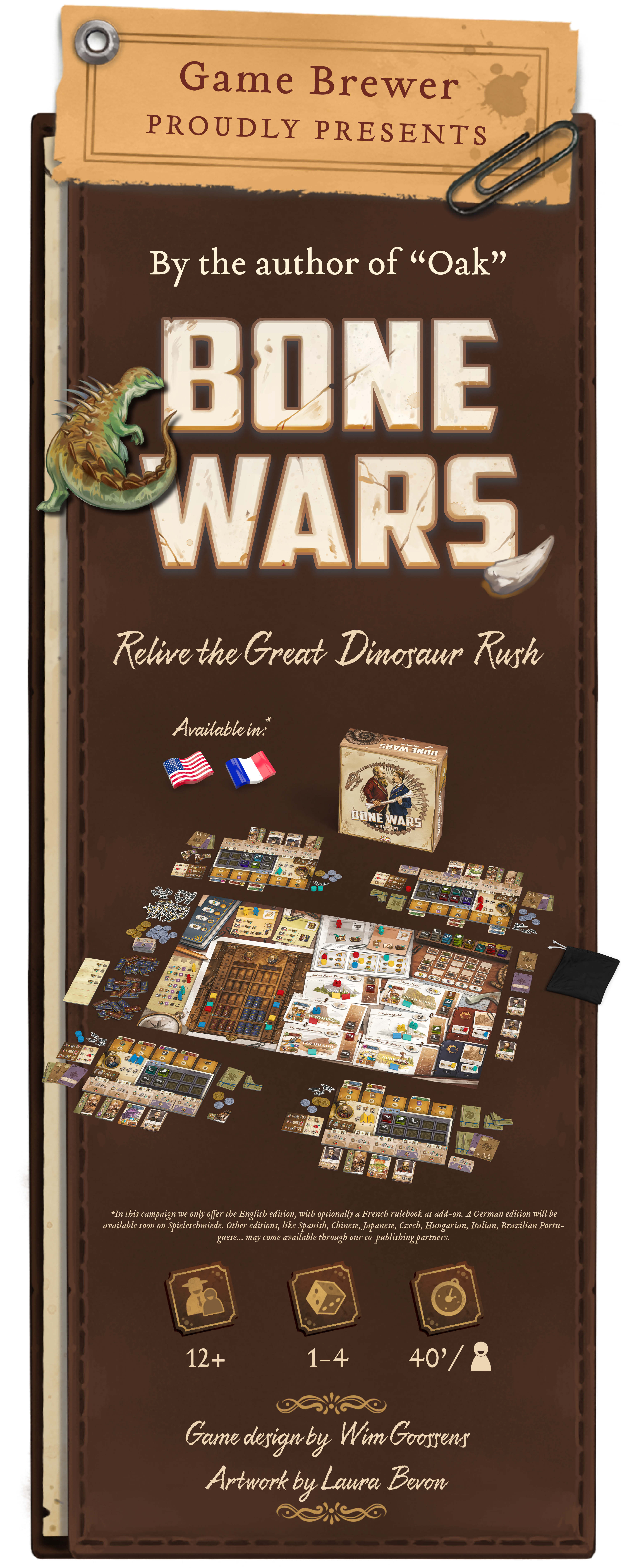 Bone Wars by Game Brewer - Gamefound
