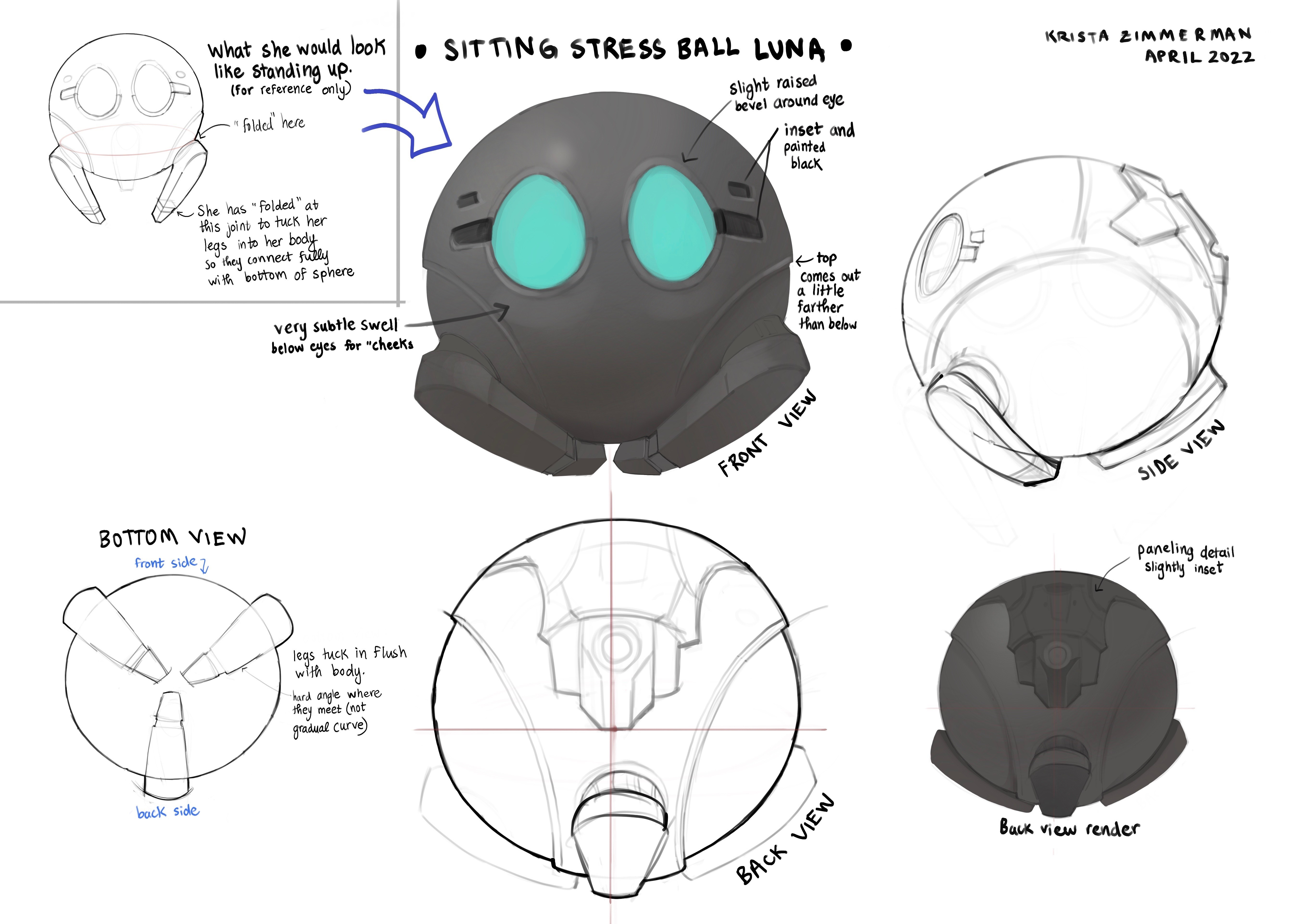 Unsettled by Orange Nebula - Luna Stress Ball - Gamefound