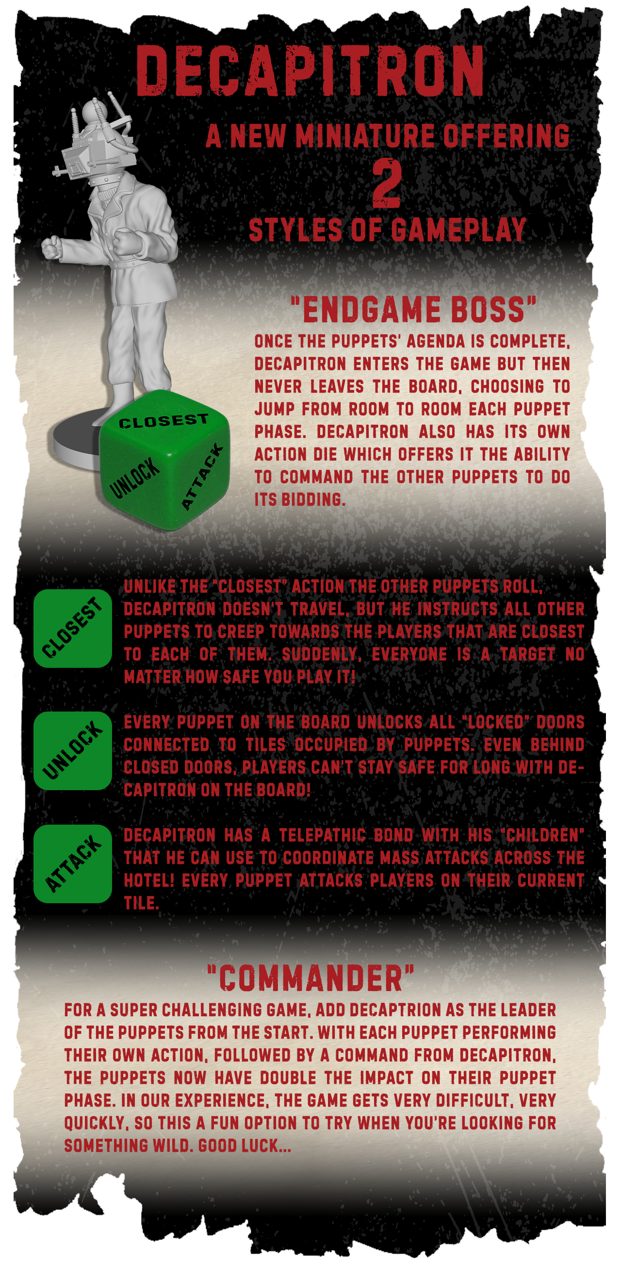Puppet Master: Return to Bodega Bay Inn Miniatures Board Game by ...