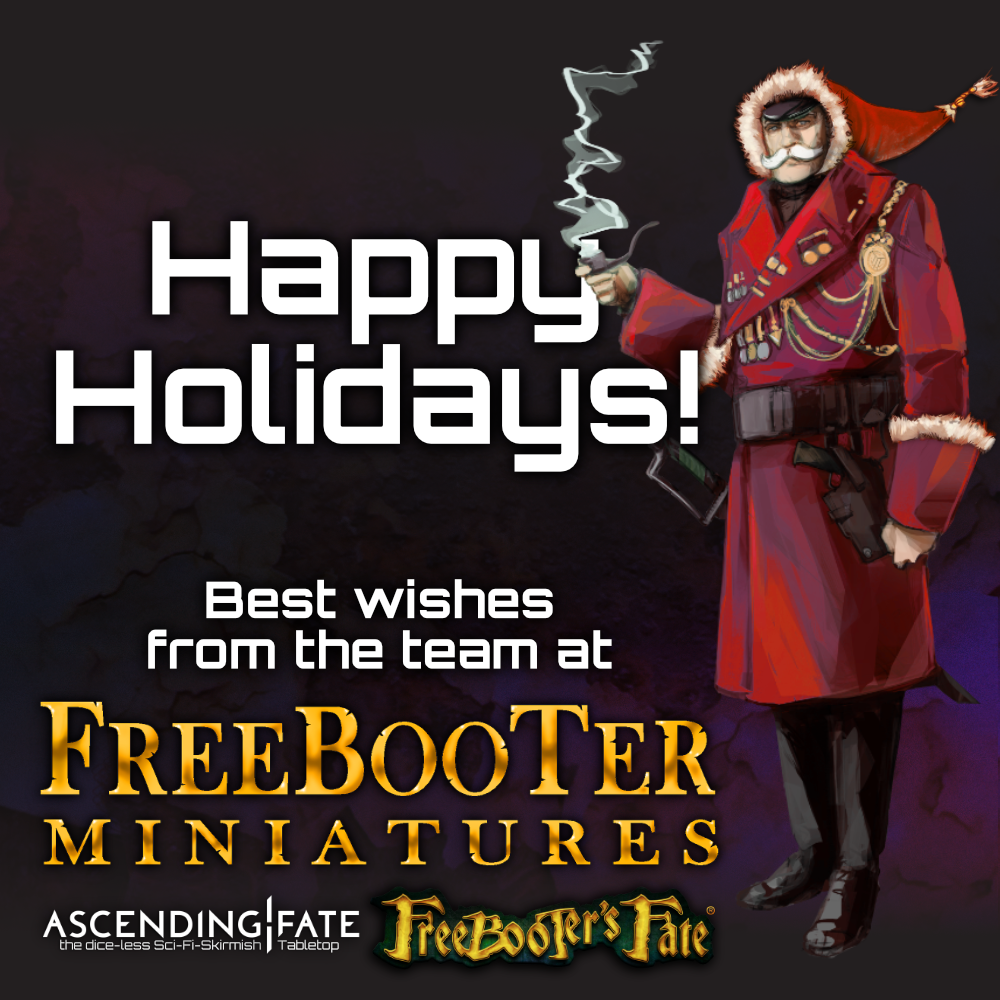 Ascending Fate by Freebooter Miniatures - Happy Holidays - Gamefound