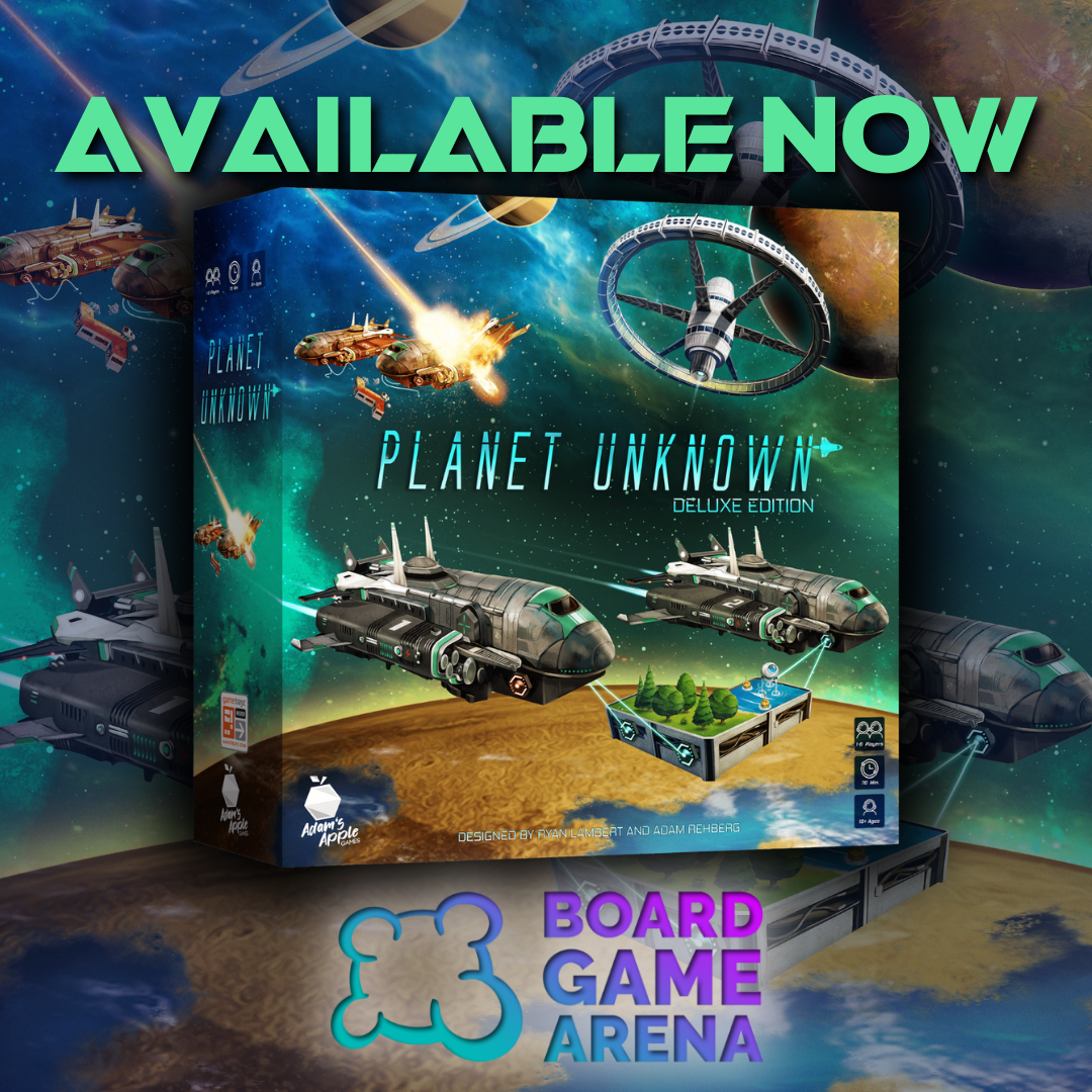 Planet Unknown Supermoon expansion and Deluxe Edition reprint by Adams ...
