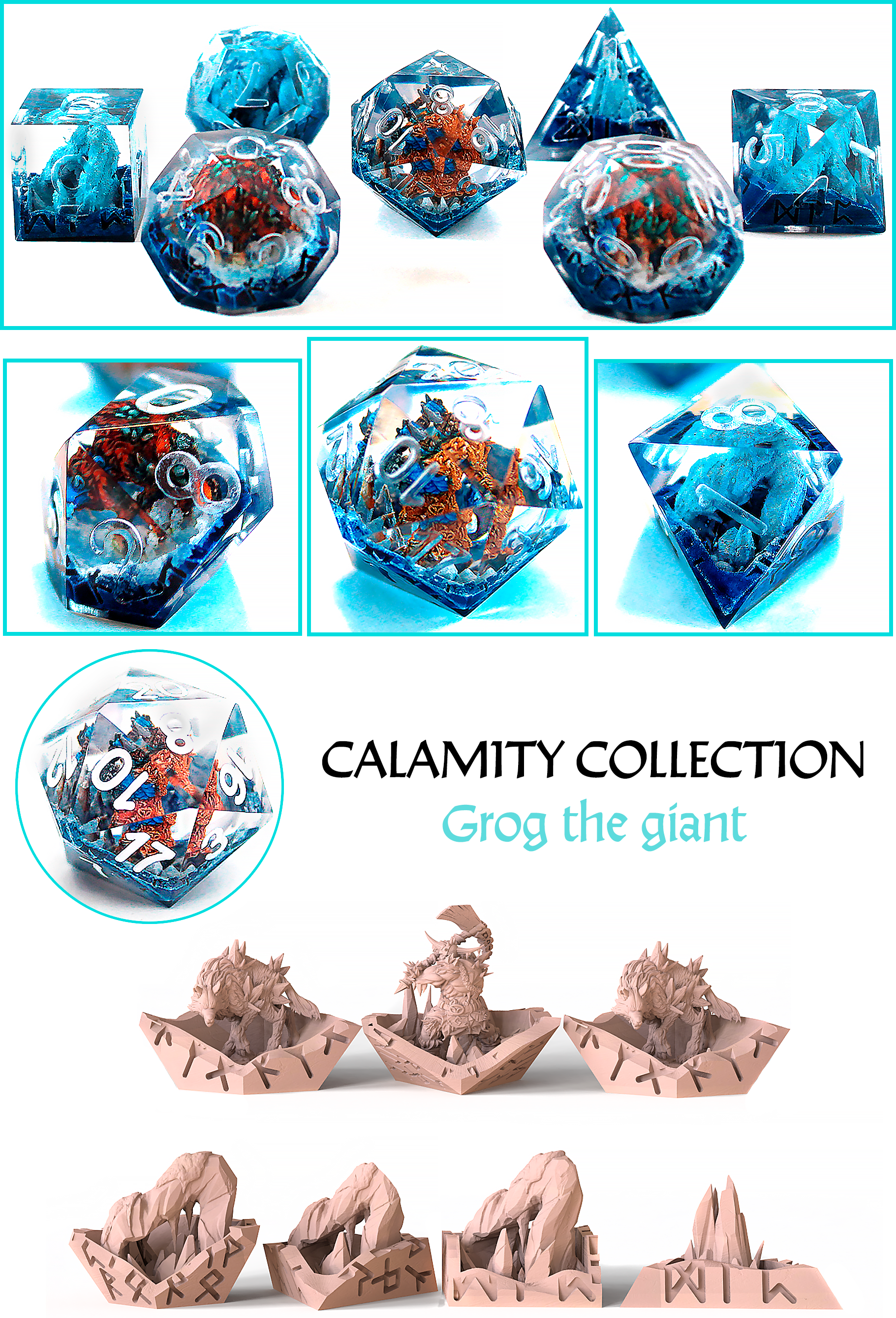Calamity & Mythical Dice Set Collection by WizardDice - Gamefound