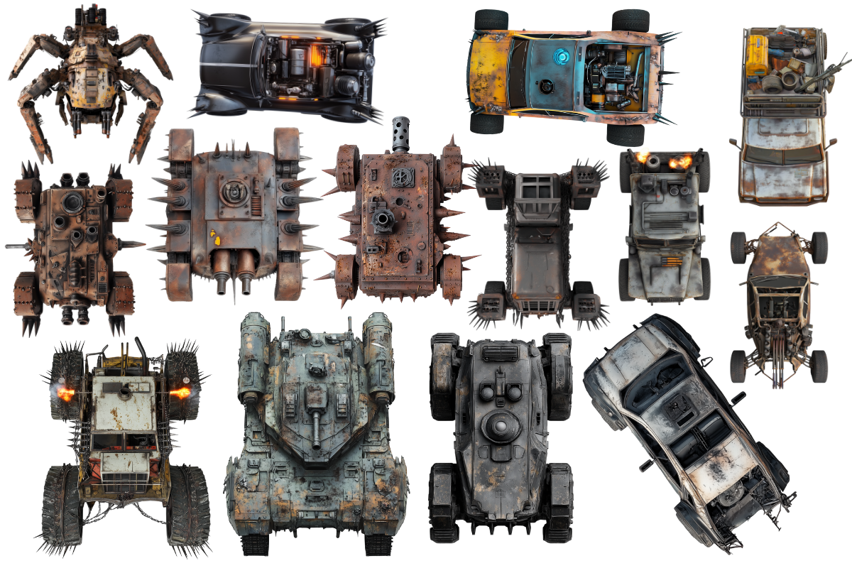 After the Fall: 700 Post-Apocalyptic Battle Maps by Agnesagraphic ...