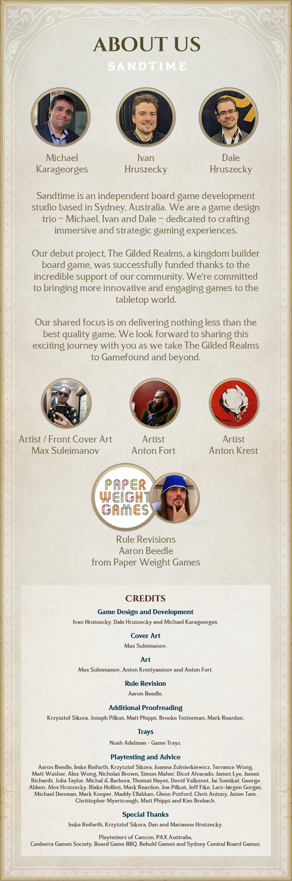 The Gilded Realms: International Print & Expansion by Sandtime - Gamefound