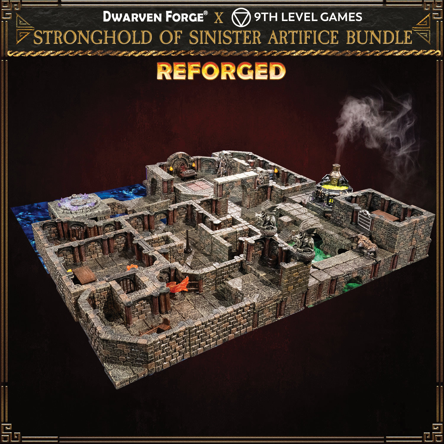 Dungeons Reforged - Hand Painted Modular Terrain by Dwarven Forge - Day 21 - The Stronghold of ...