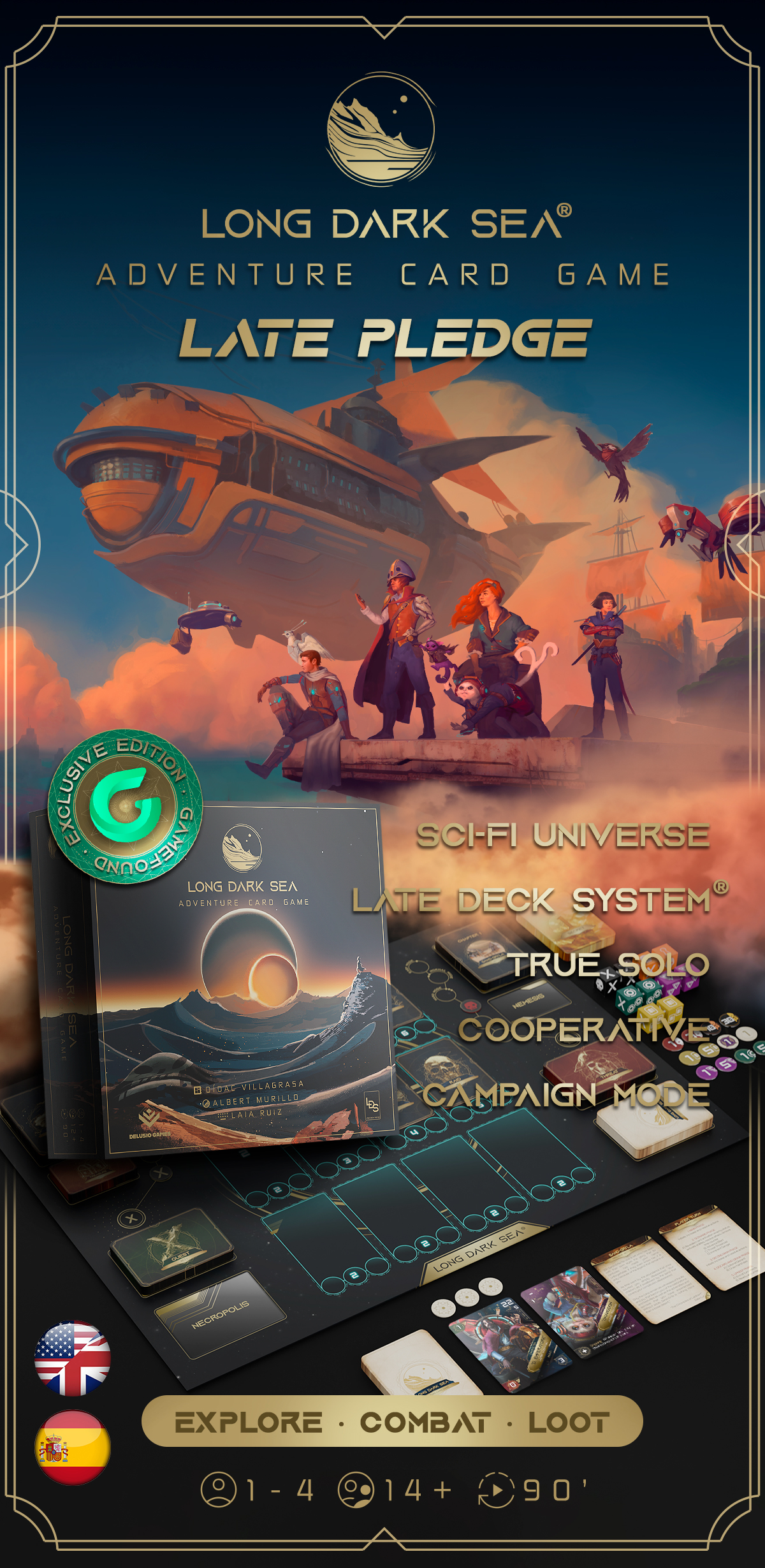 LONG DARK SEA by DELUSIO GAMES - Gamefound