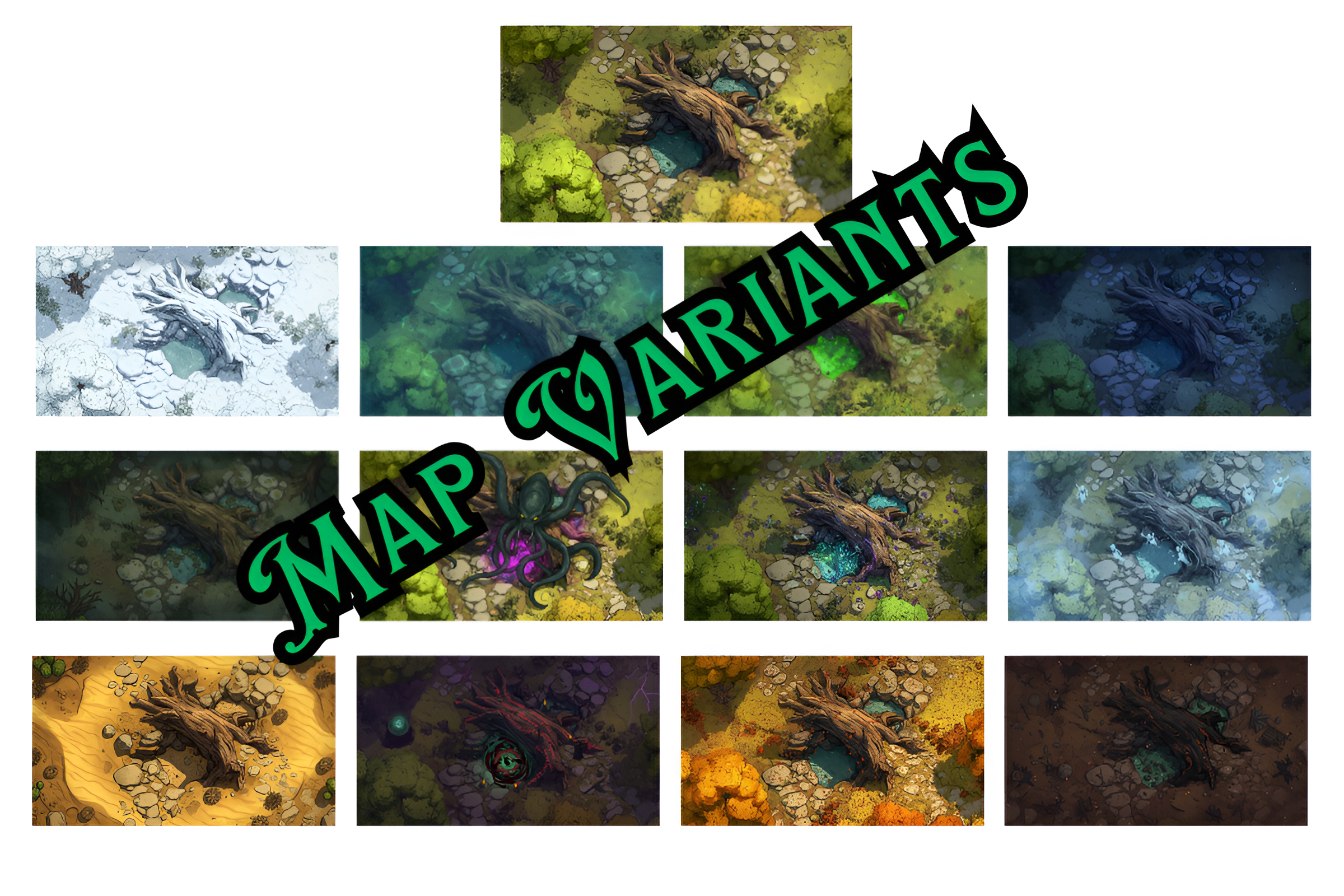 Forest Battle Map Pack – 720 RPG Maps by Agnesagraphic - Gamefound