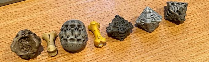 Skull & Bone Dice Set by LYNX - Gamefound