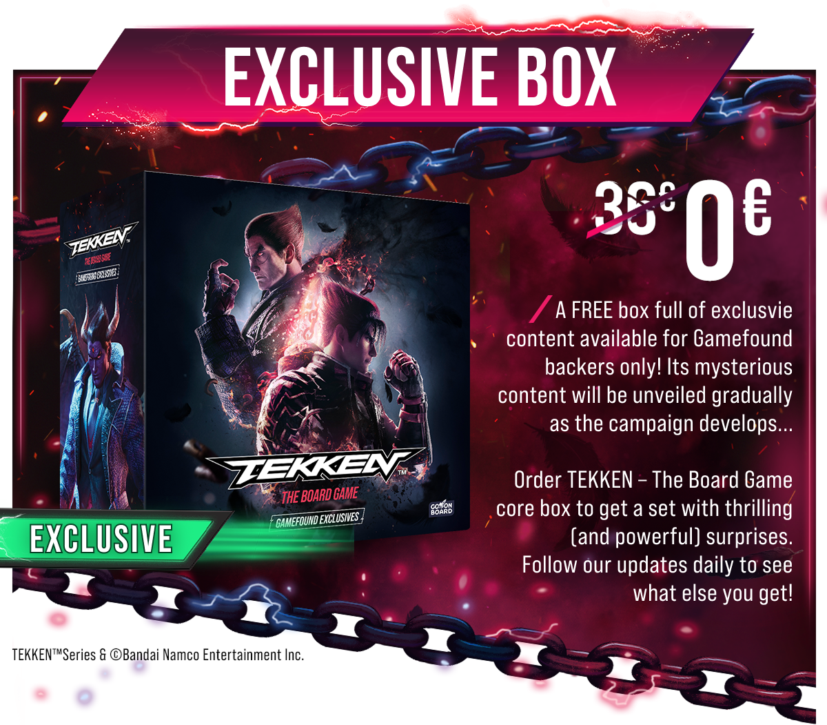 TEKKEN - The Board Game by Go On Board - Gamefound