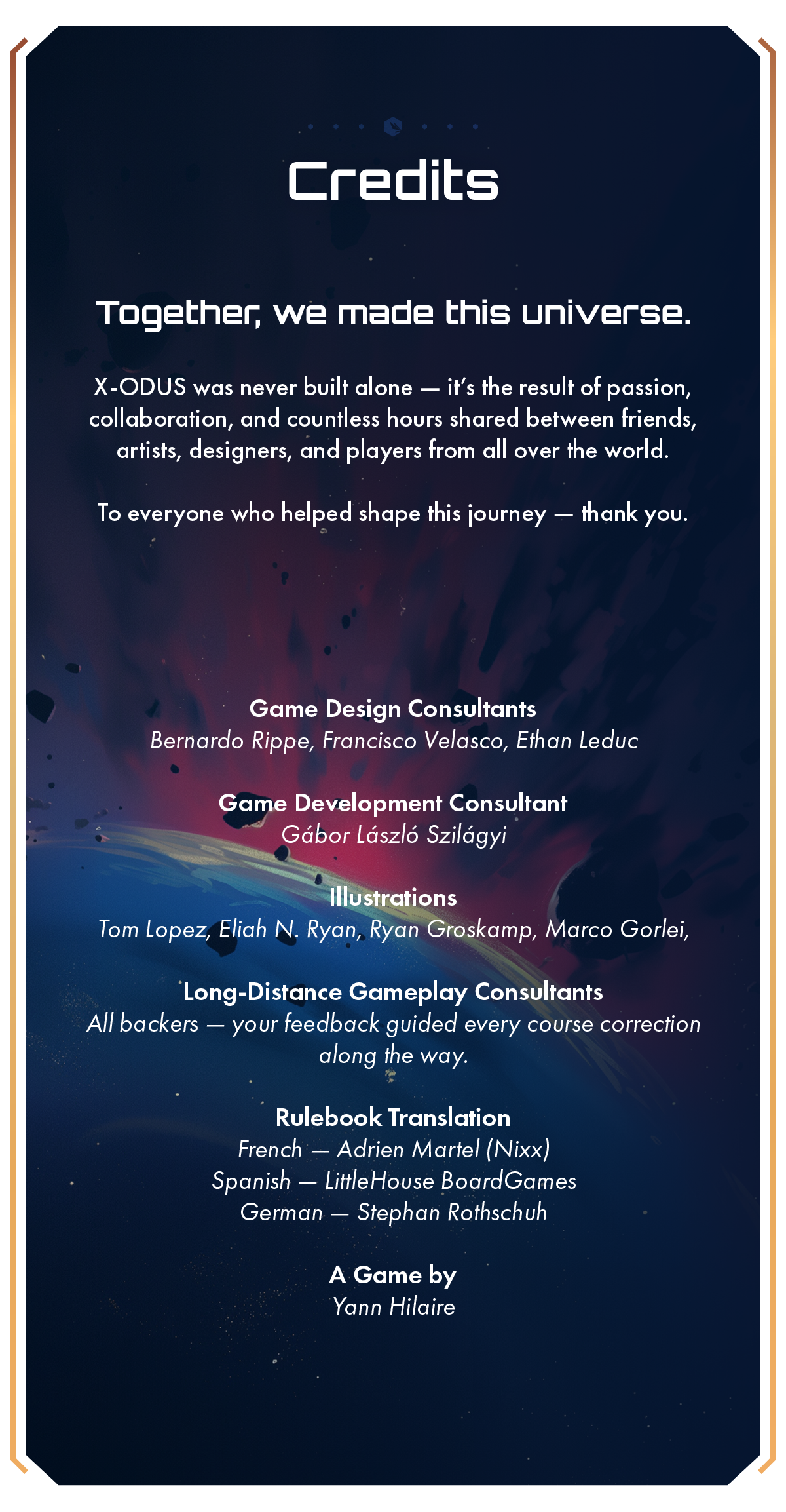 X-ODUS, Rise of the Corruption - Second Edition by Bored Game Ink ...
