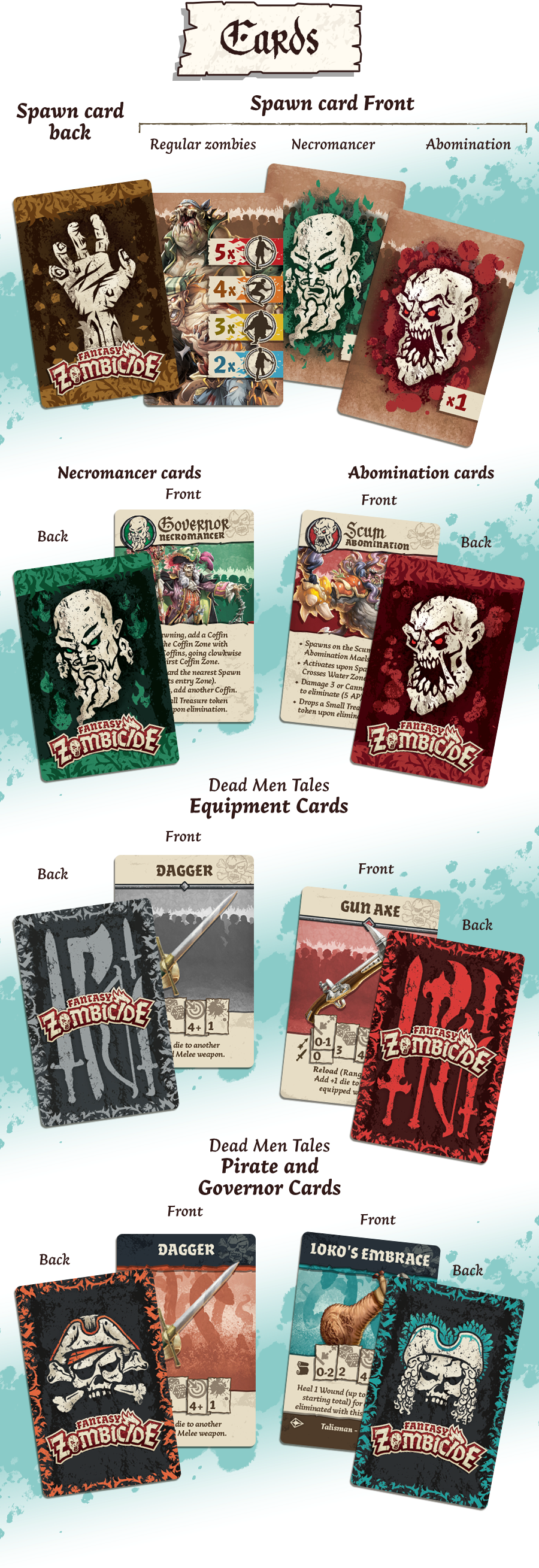 Zombicide: Dead Men Tales by Fantasy Flight Games - Graphic Design ...