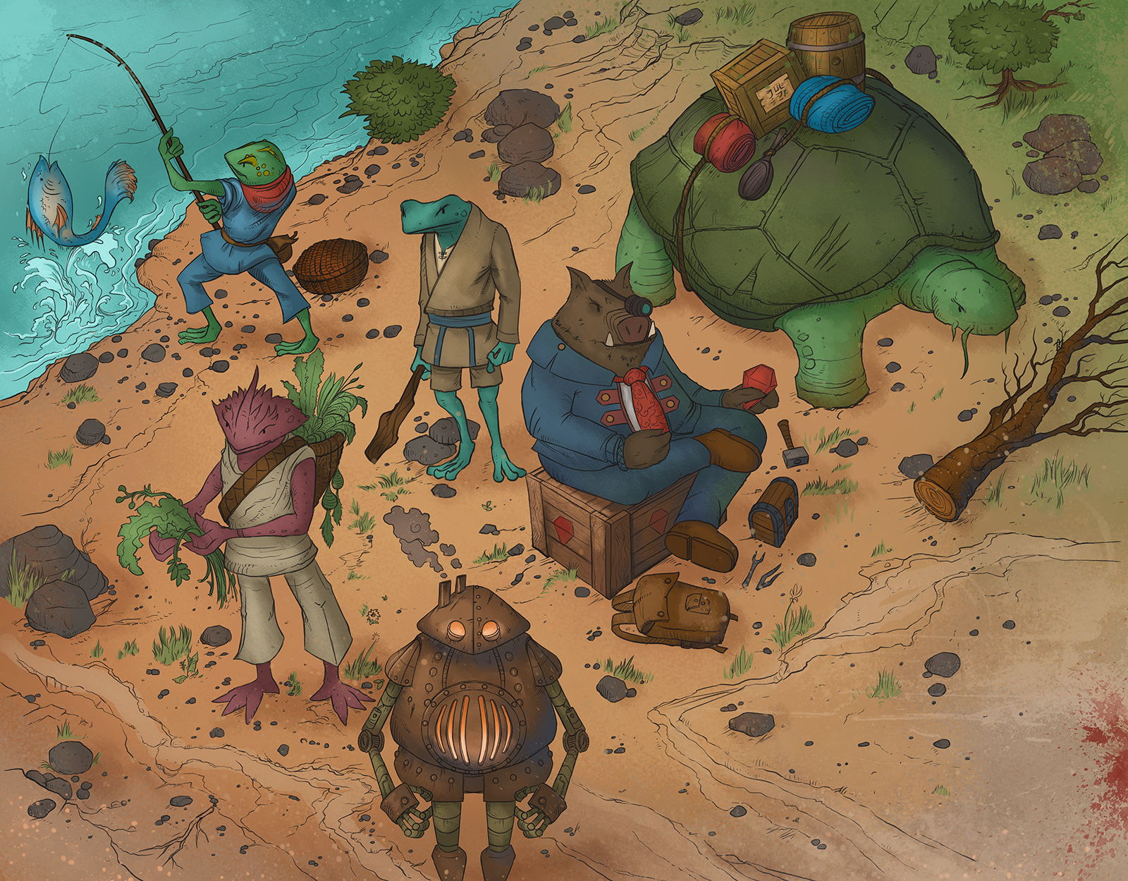 Creature Caravan by Red Raven Games - Creature Caravan Artwork - Gamefound