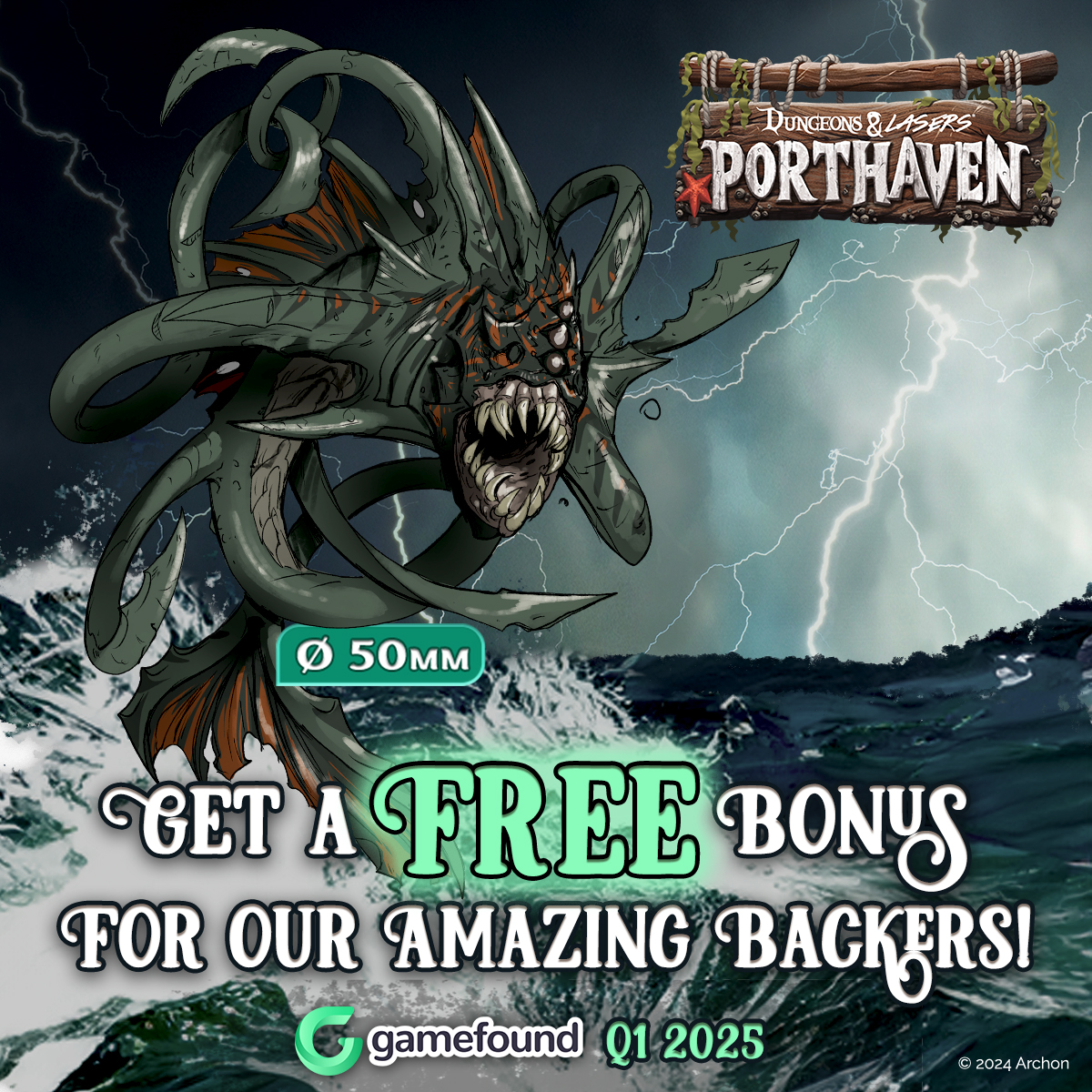 Dungeons & Lasers VII: Porthaven by Archon Studio - Ship Ahoy! - Gamefound