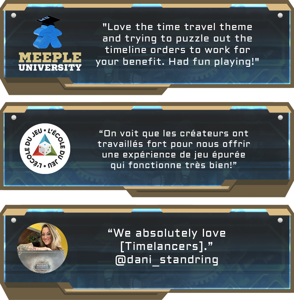 Timelancers - Time Travel Board Game by Party Tails - Gamefound