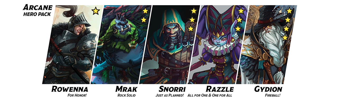Guards of Atlantis II: Tabletop MOBA by Wolffdesigna - "Arcane" Hero ...