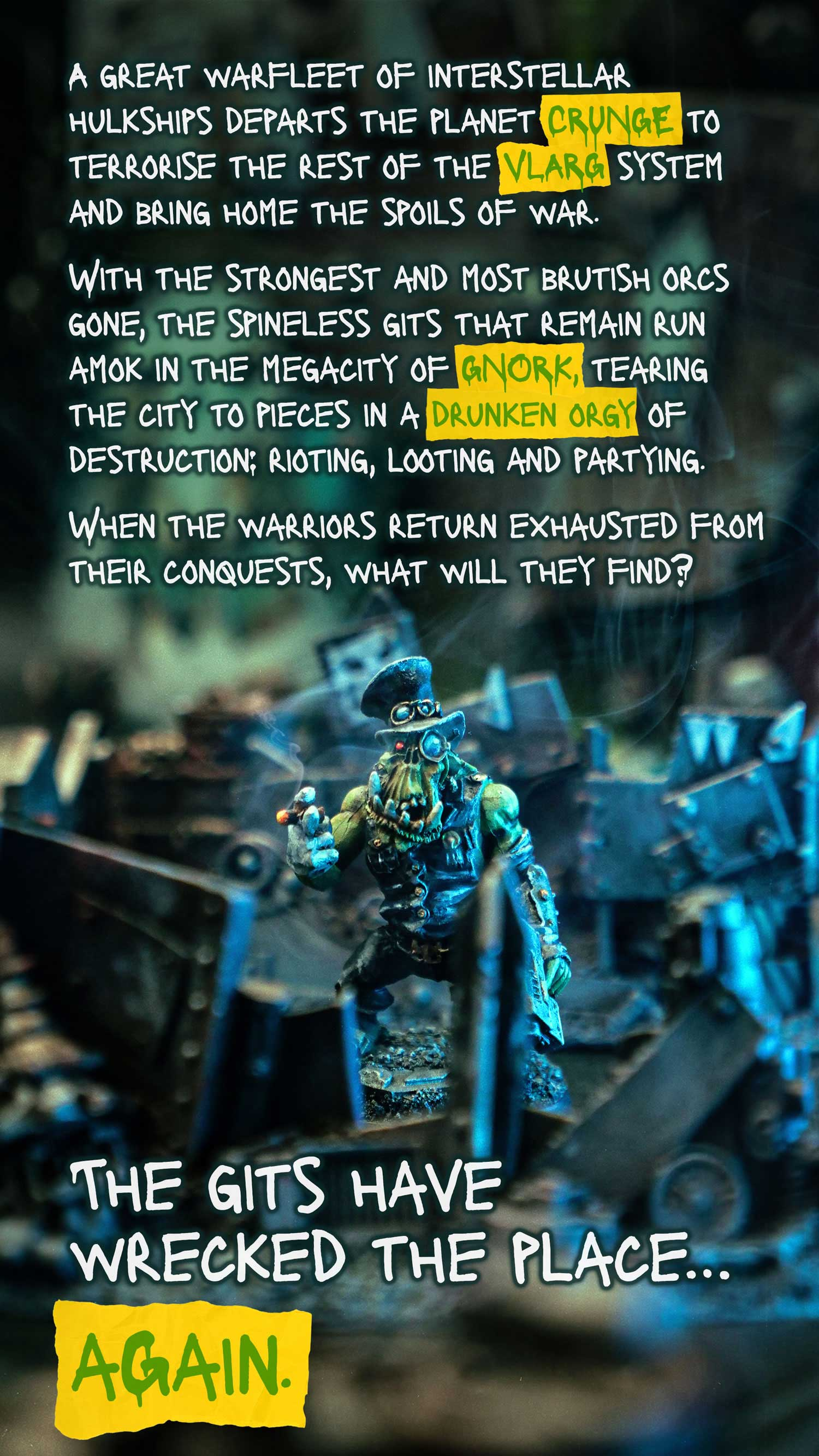 Space Gits: A Miniatures Game of Drunk-Ass Space Orcs by Planet Smasher ...