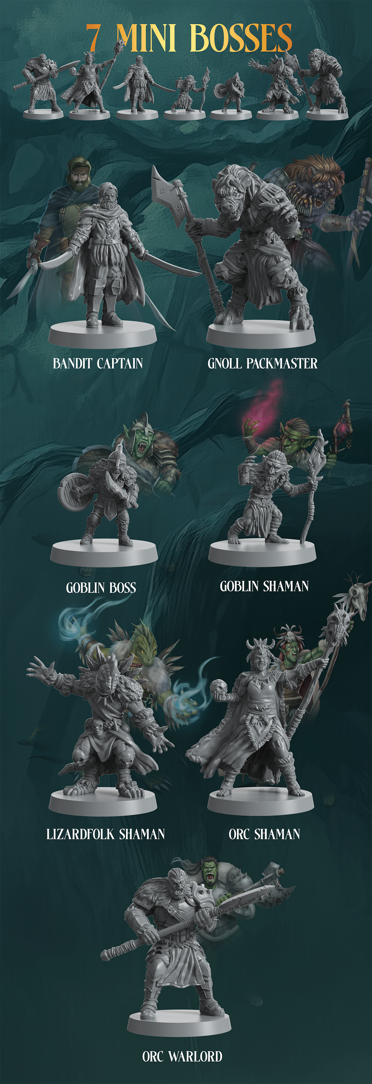 Realm Reforged: Essential Fantasy Miniatures -- Physical & STL by ...