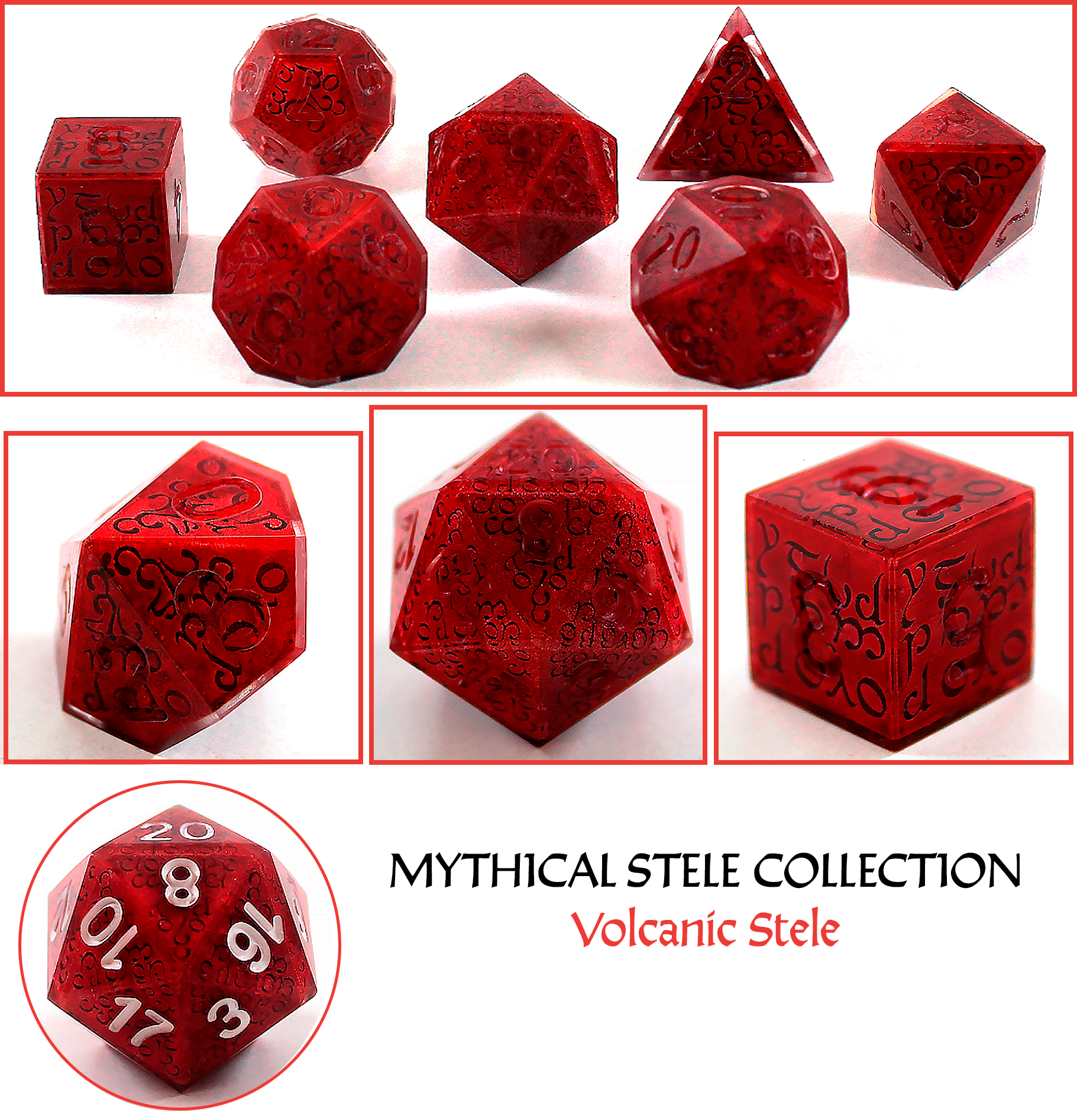 Calamity & Mythical Dice Set Collection by WizardDice - Gamefound